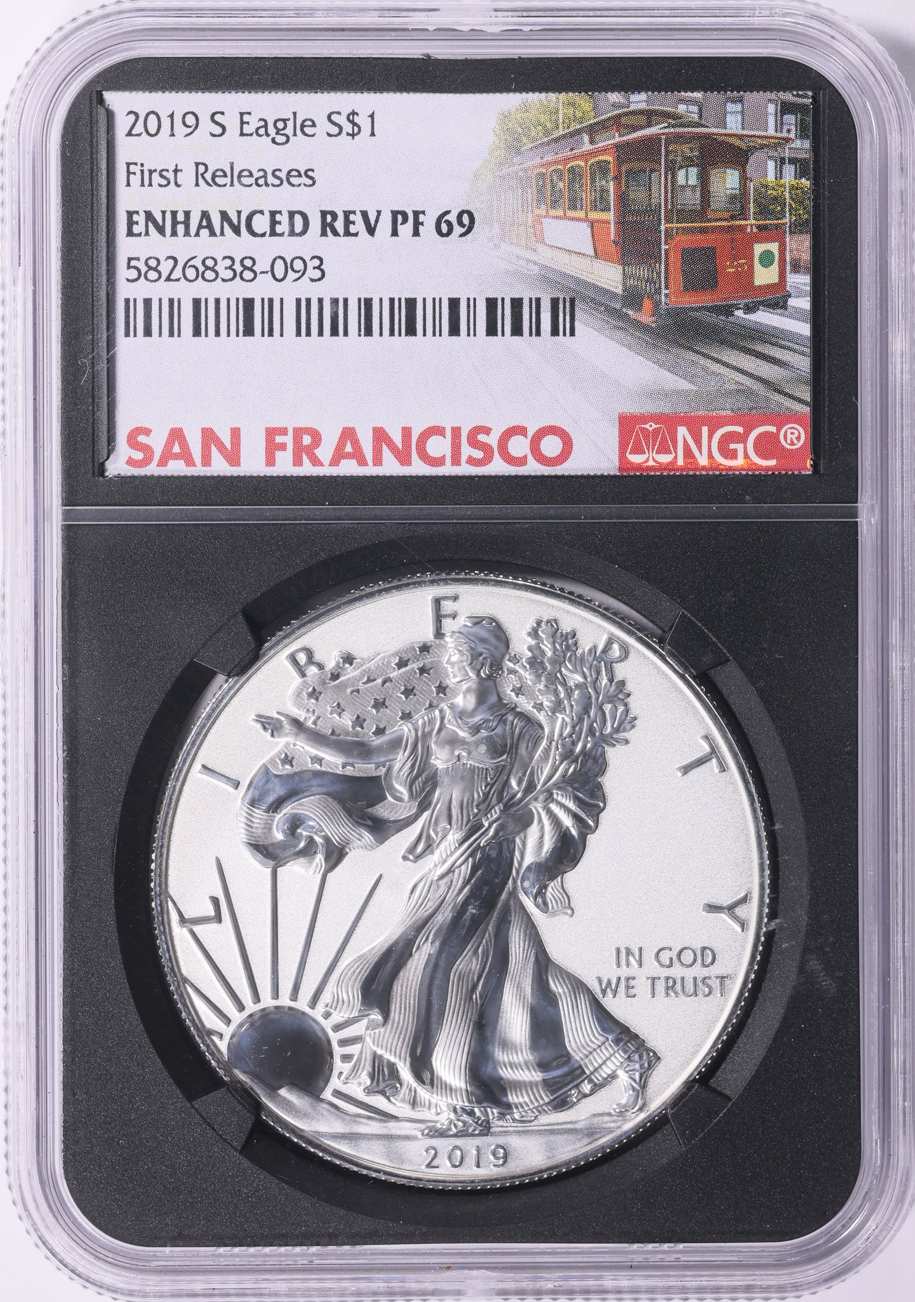2019-S $1 Silver Eagle Enhanced Reverse Proof First Releases NGC Proof ...
