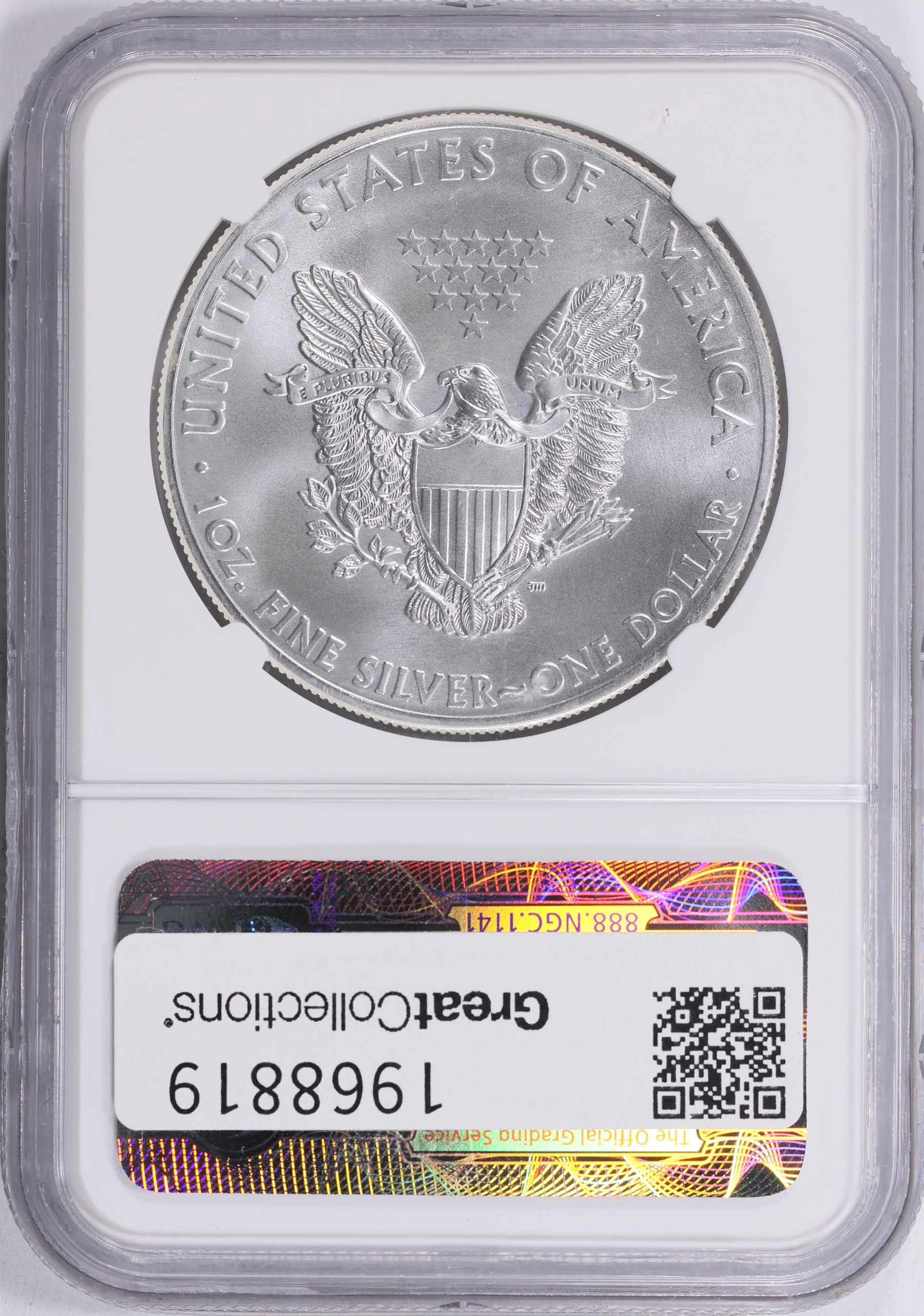2015 $1 Silver Eagle First Releases NGC MS-70 (Eagle Label) (Item ...
