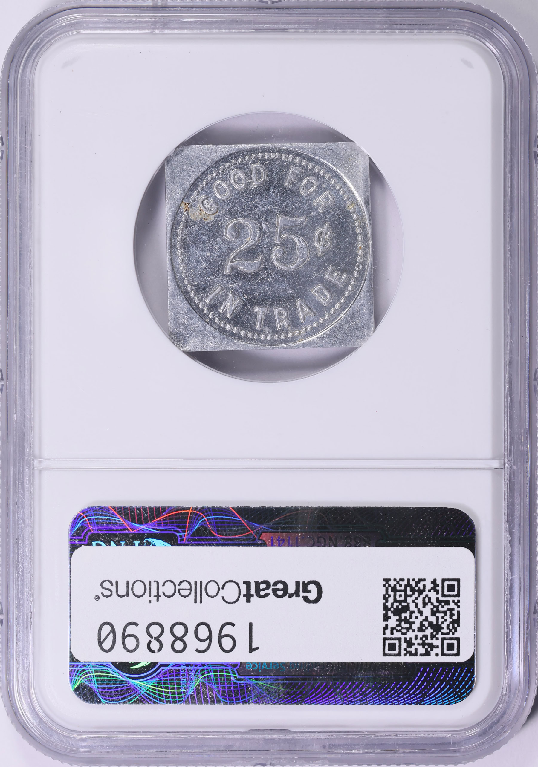 ND (c.1948-59) Offutt Air Force Base, Nebraska NCO Mess 25 Cents Token ...