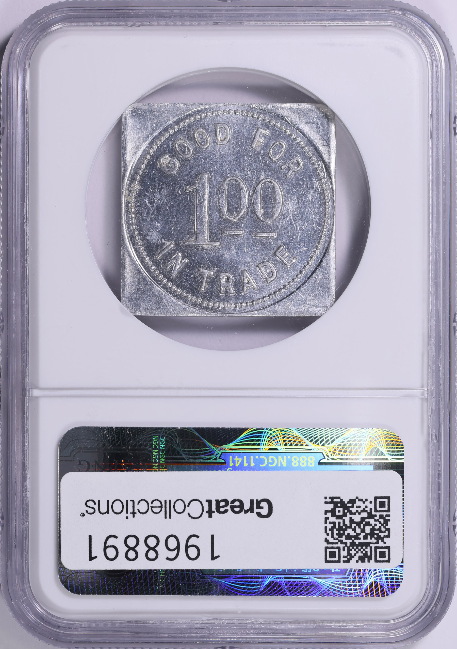 ND (c.1948-59) Offutt Air Force Base, Nebraska NCO Mess $1 Token NGC MS ...