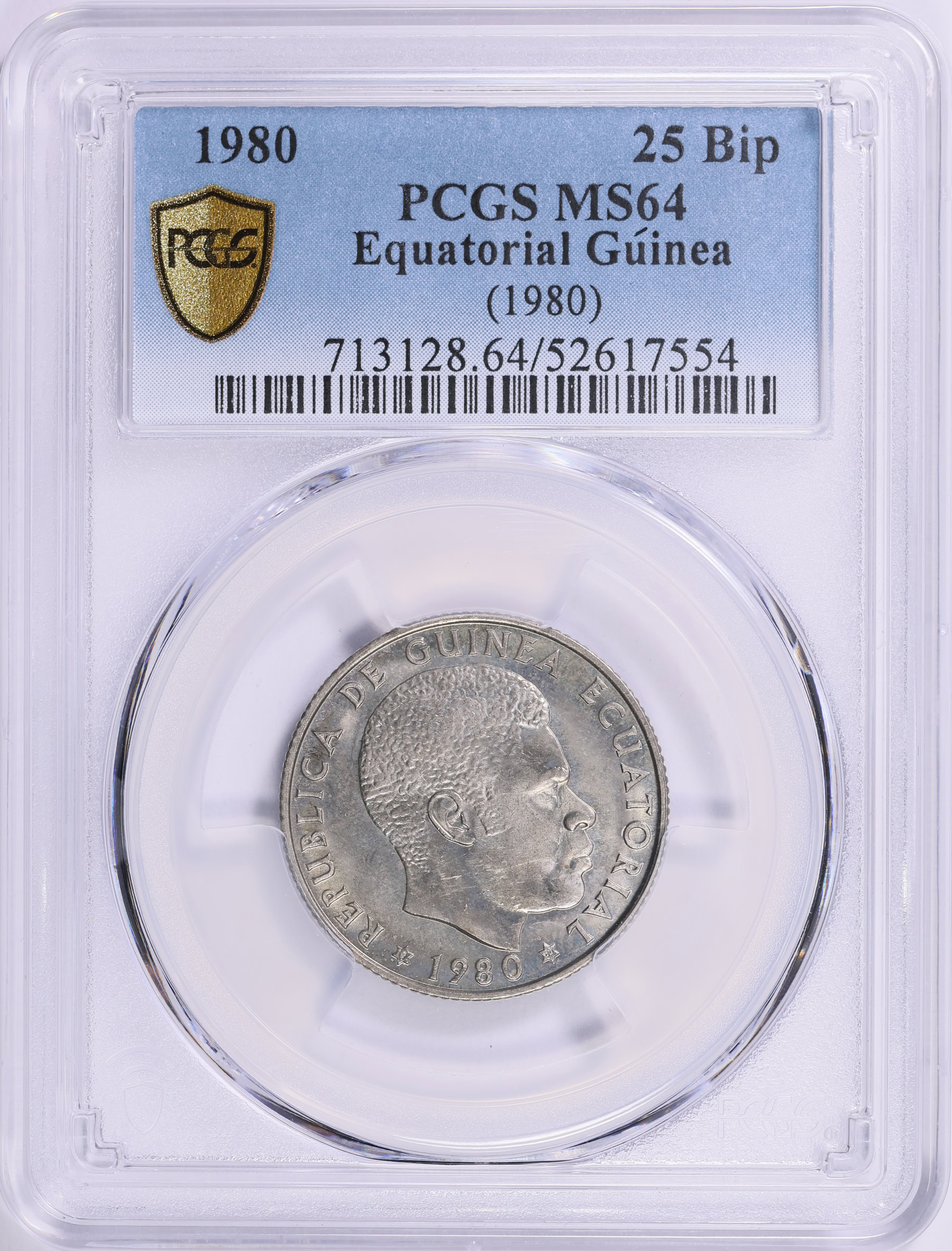 Equatorial Guinea 1980 25 Bipkwele KM-52 PCGS MS-64 (Item 1969362 ...