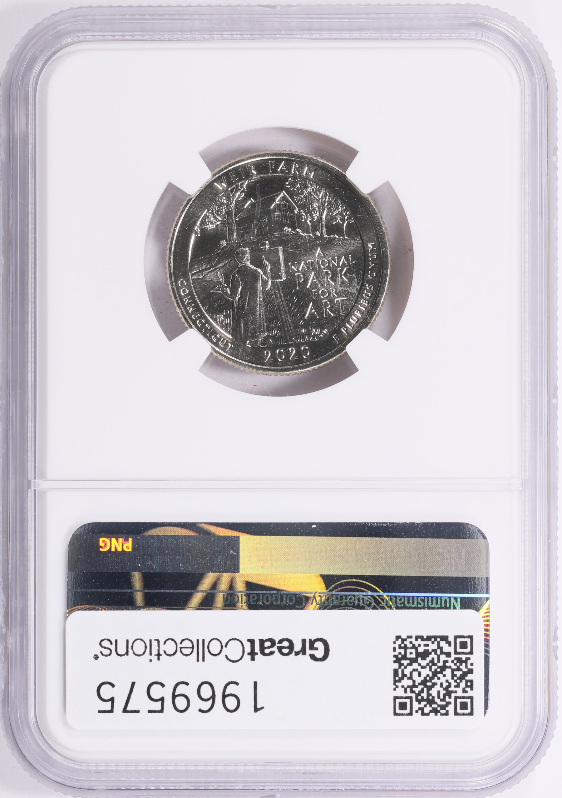 2020-W America the Beautiful Quarter Weir Farm Historic Site V75 Privy ...