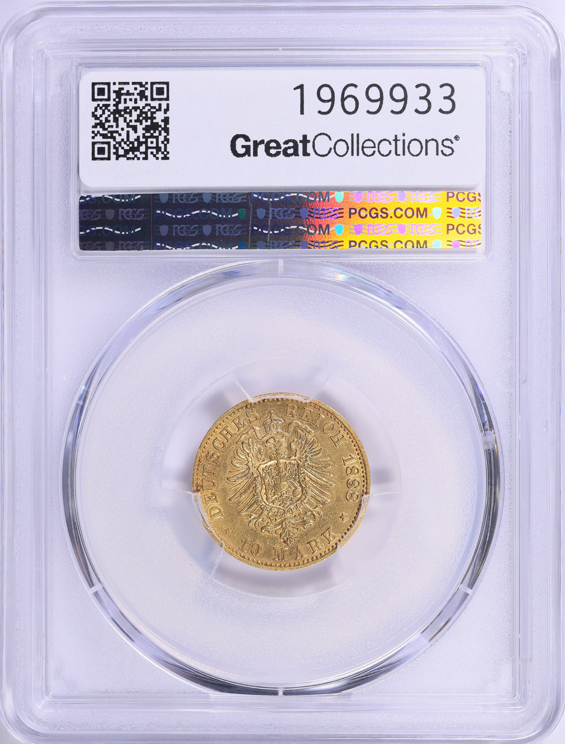 Germany - Prussia 1888-A Gold 10 Marks Friedrich III KM-514 PCGS ...