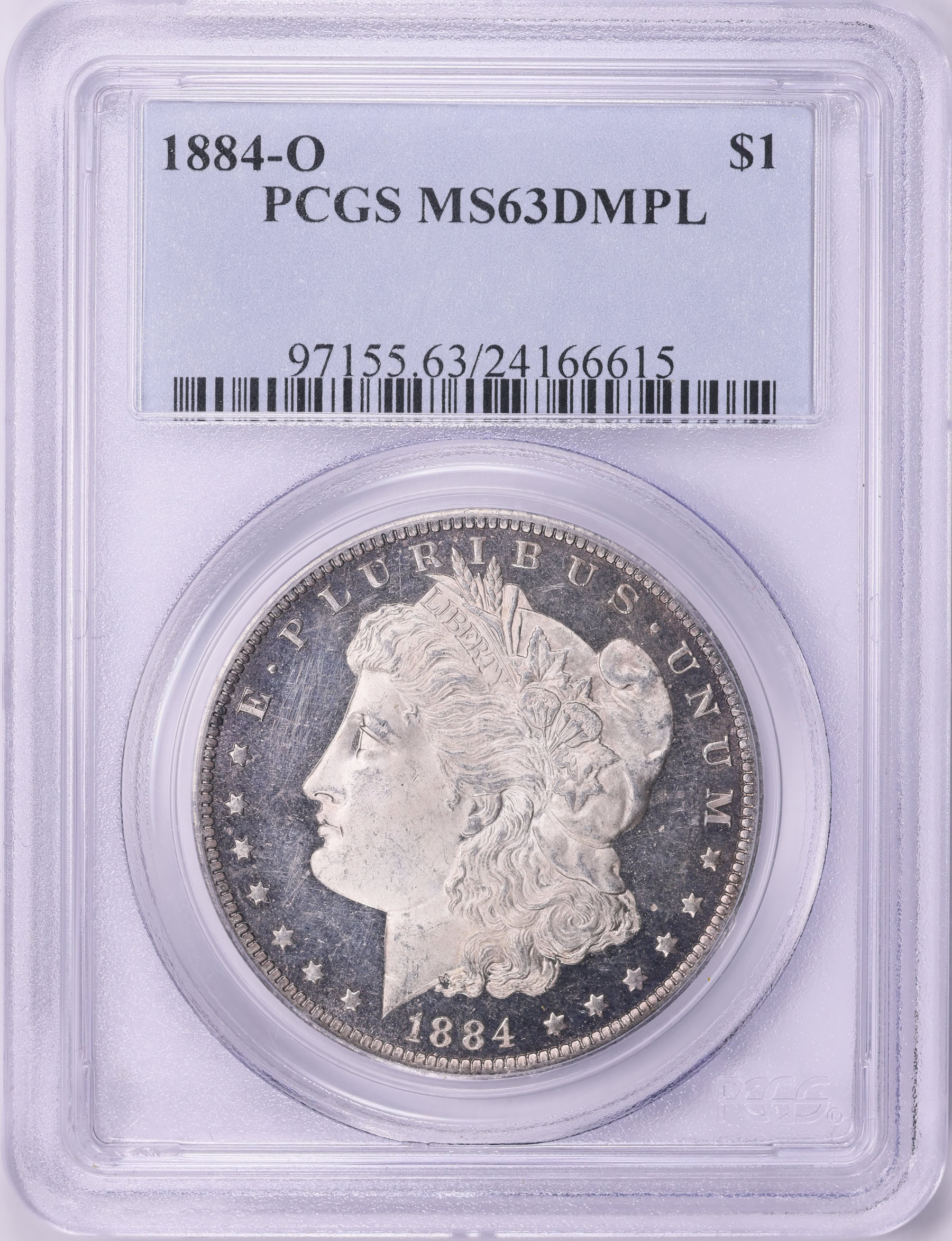 1884-O Morgan Silver Dollar PCGS MS-63 DMPL (Item 1970094 ...