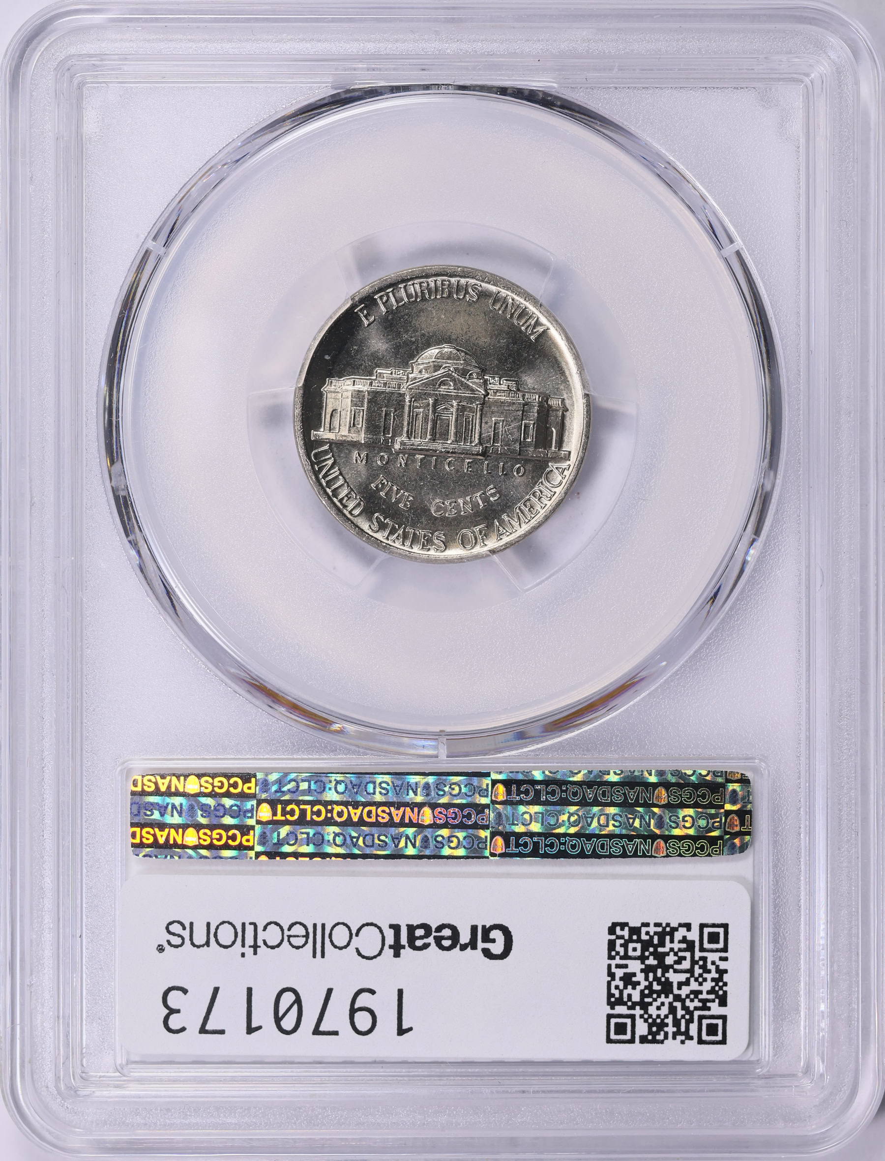 1985-D Jefferson Nickel PCGS MS-66 FS (Item 1970173) | GreatCollections ...
