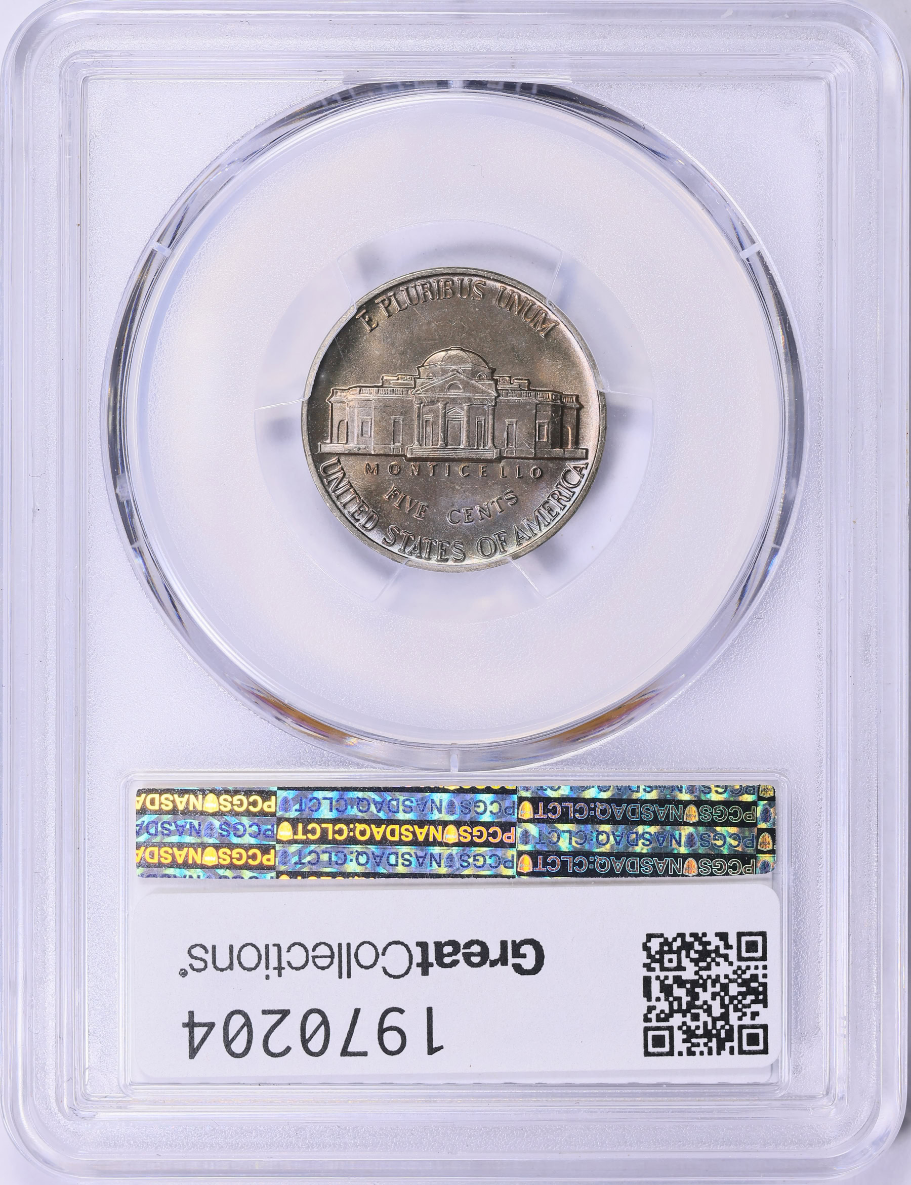 1982-P Jefferson Nickel PCGS MS-66+ FS (Toned) (Item 1970204 ...