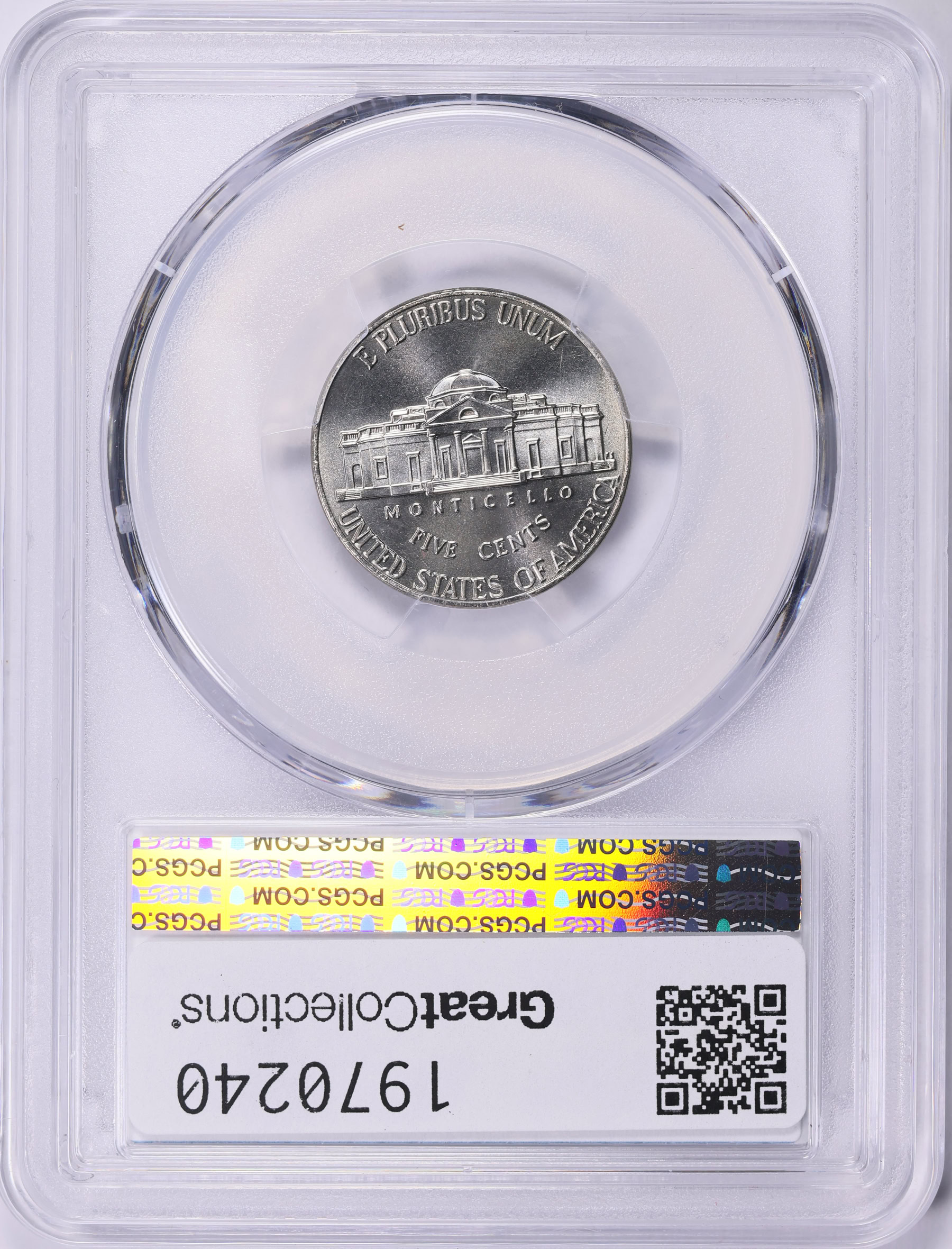 2022-D Jefferson Nickel PCGS MS-66 FS (Item 1970240) | GreatCollections ...