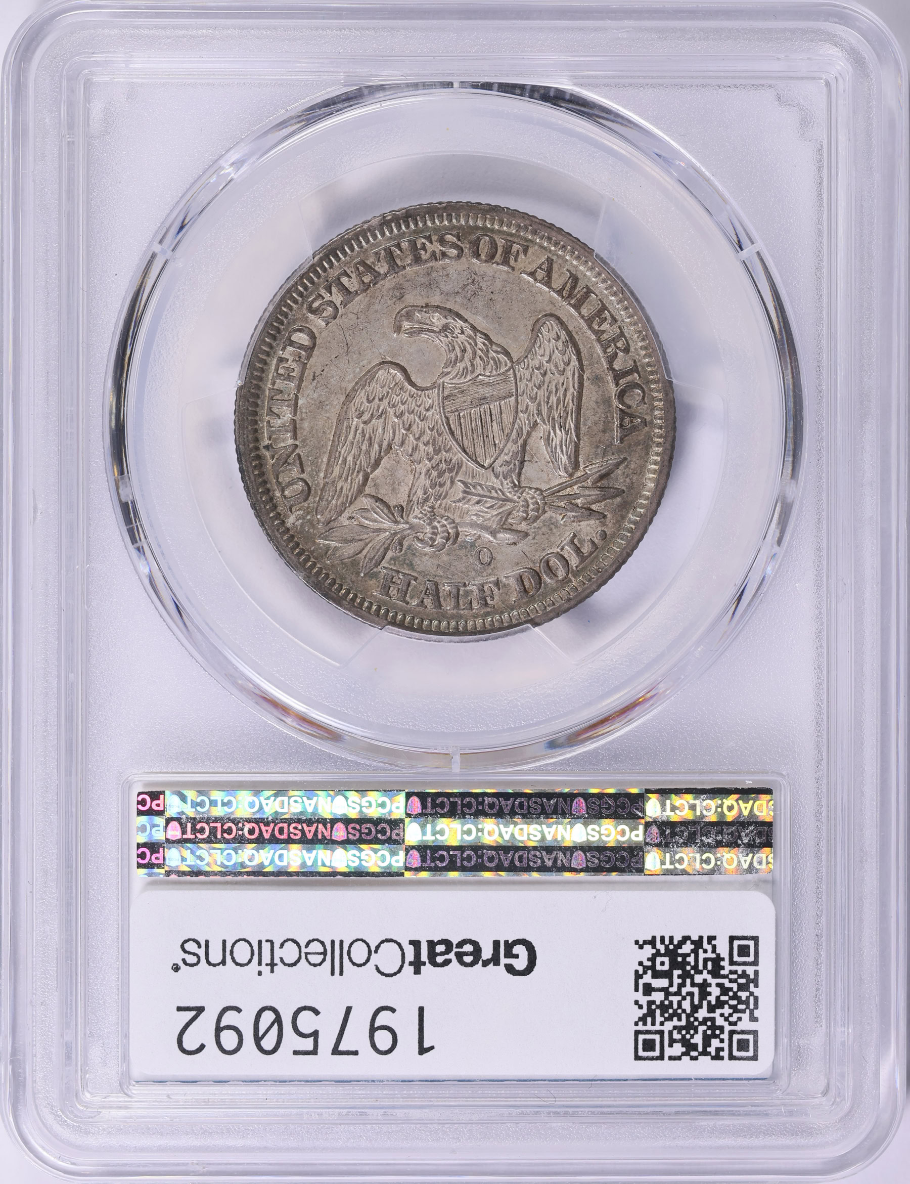 1856-O Seated Liberty Half Dollar PCGS AU-55 (CAC Green) (Item 1975092 ...
