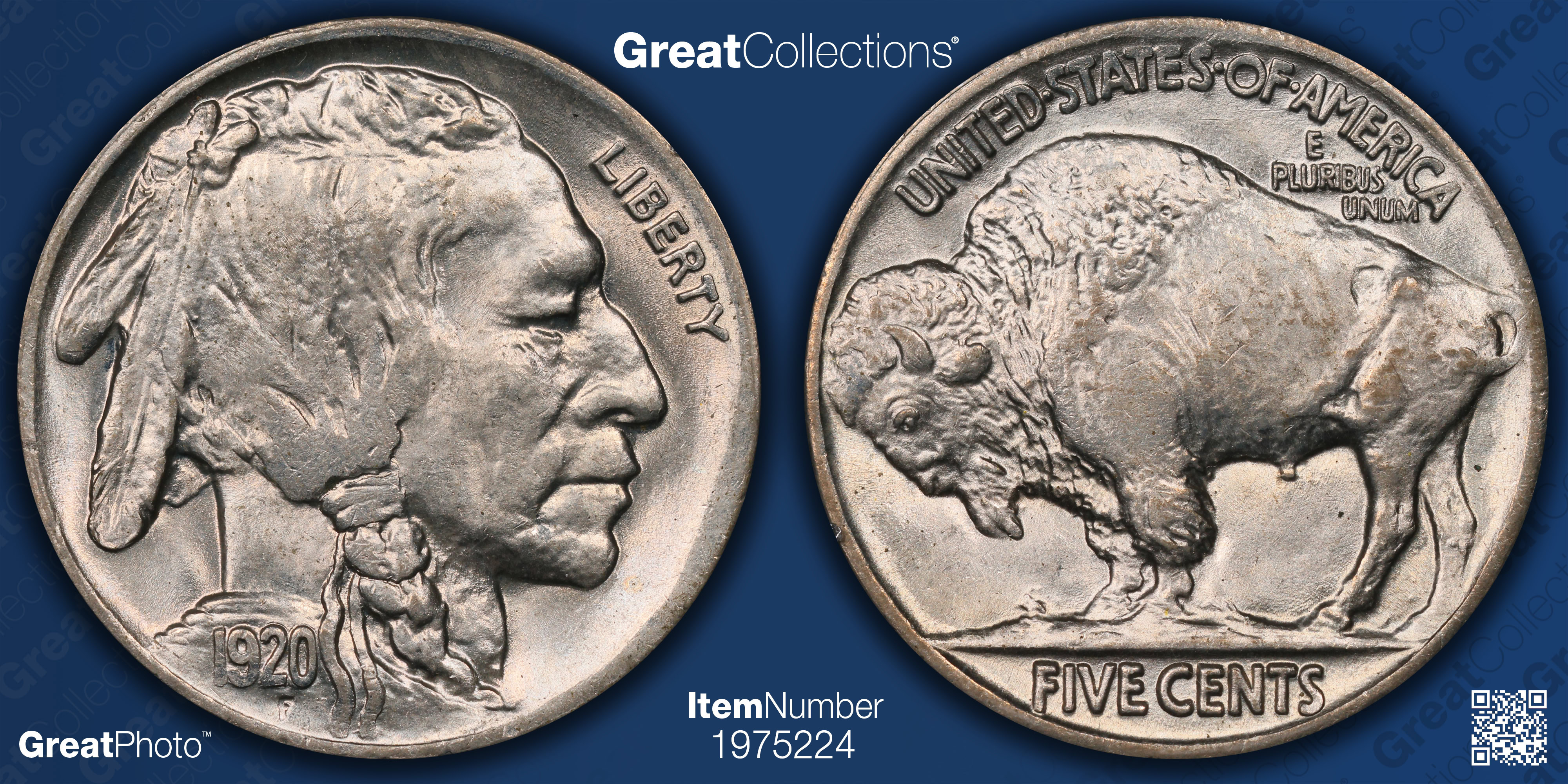 1920 Buffalo Nickel PCGS MS-64 OGH (1st Gen) (Item 1975224 ...