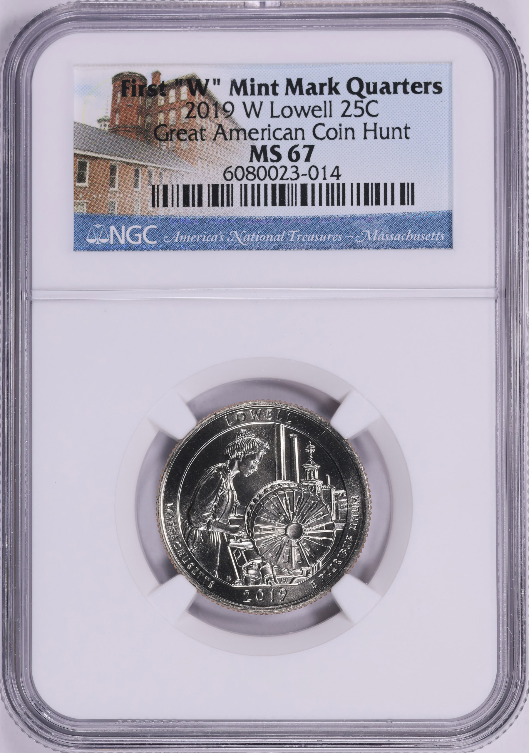 2019-W America the Beautiful Quarter Lowell National Park Great ...