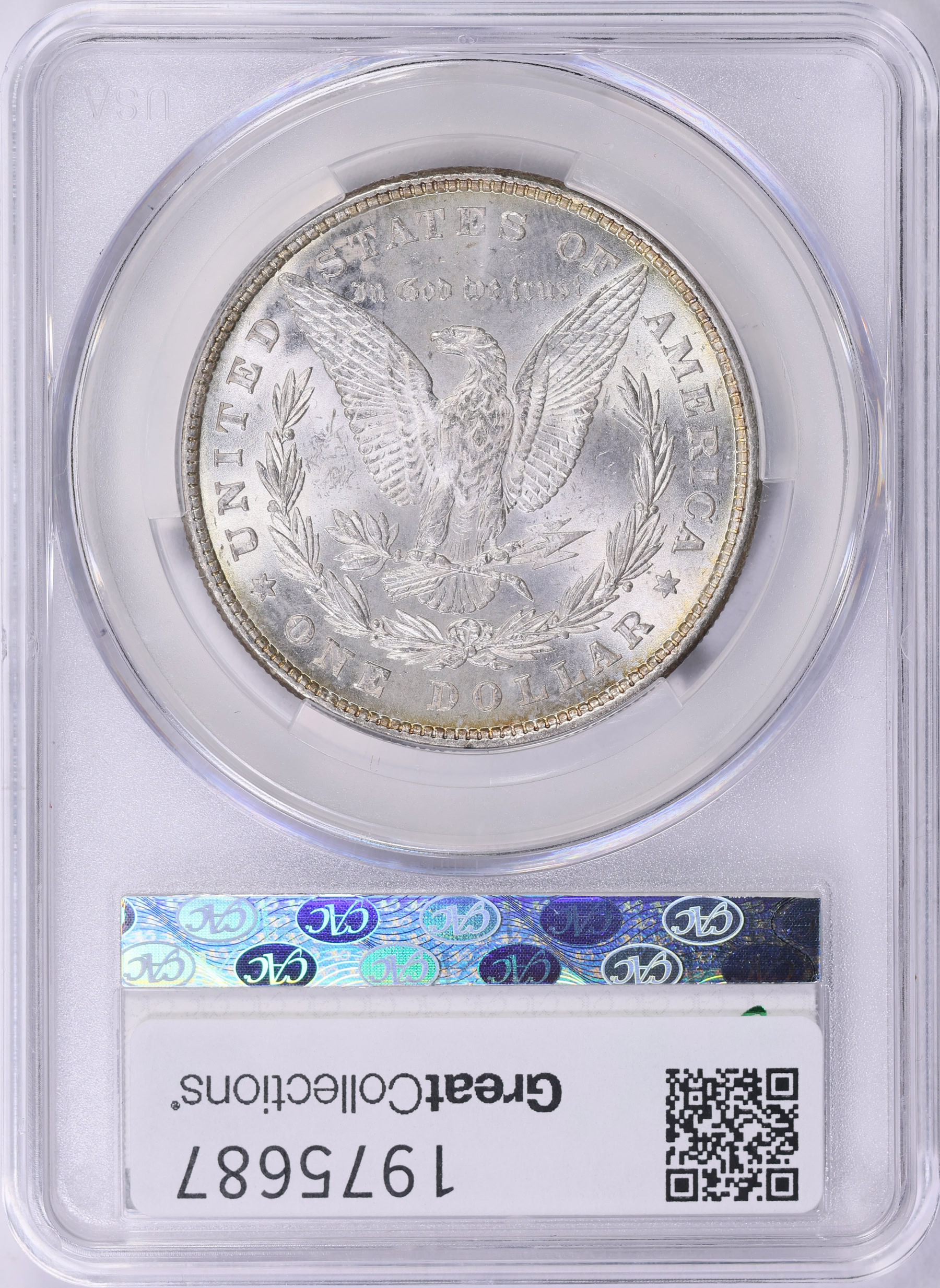 1878 8TF Morgan Silver Dollar Alligator Eye VAM-14.1A CACG MS-63 | CACG ...