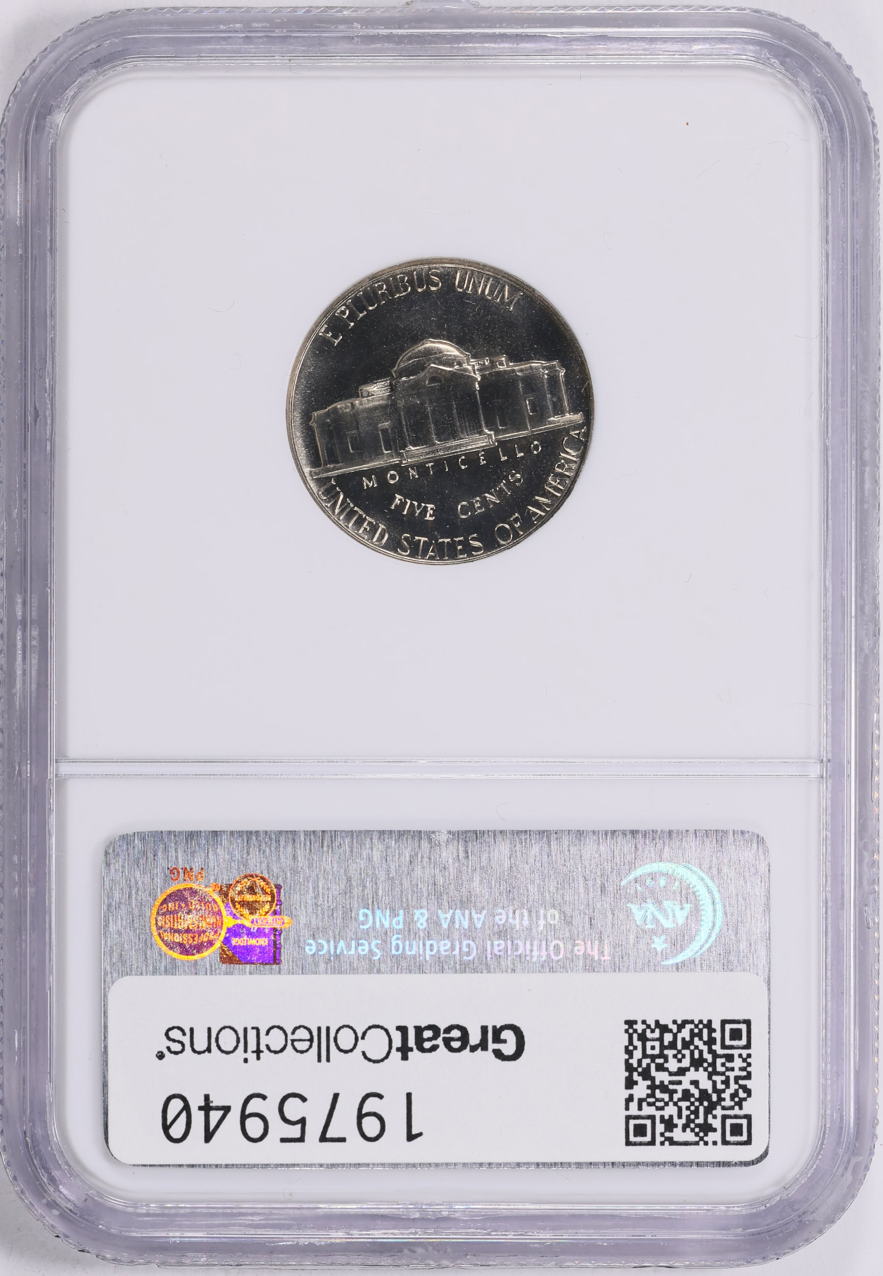 1967 Jefferson Nickel SMS NGC MS-68 (Item 1975940) | GreatCollections ...
