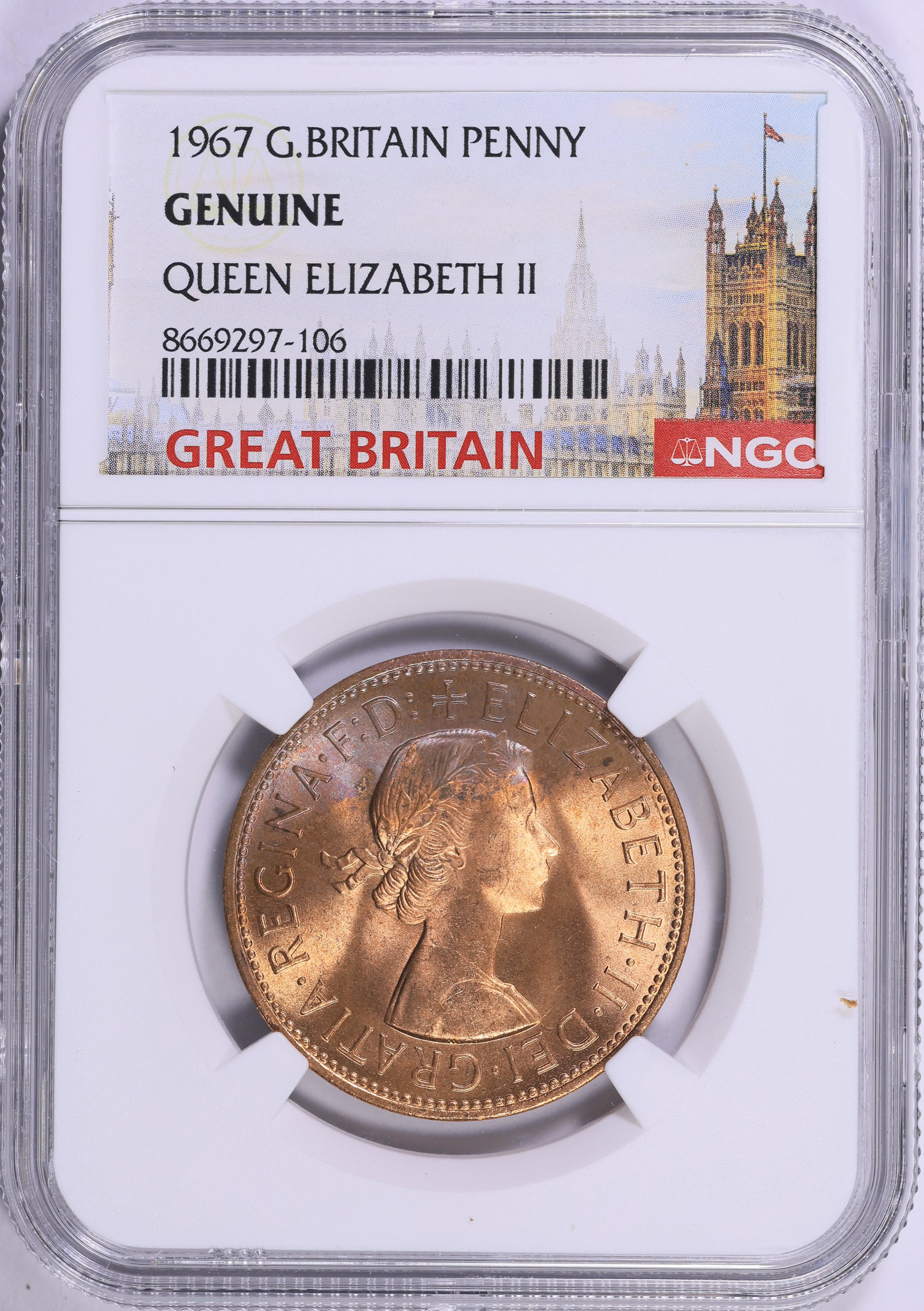 Great Britain 1967 Penny KM-897 NGC Genuine (Item 1976013 ...