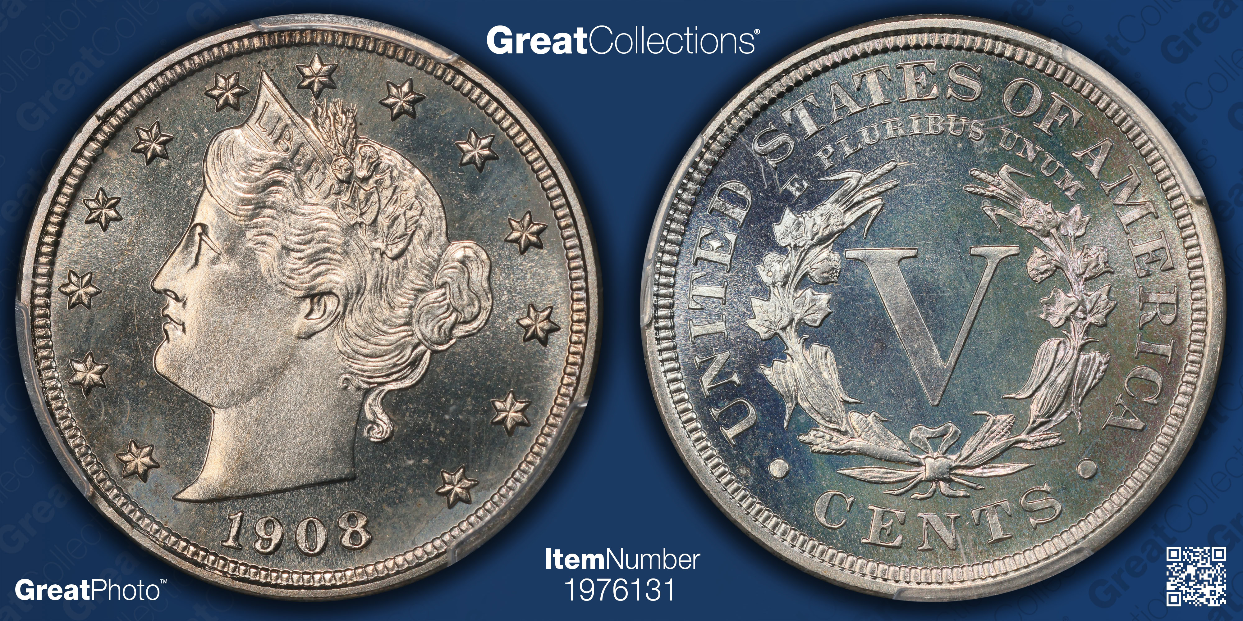1908 Liberty Nickel PCGS Proof-67+ (CAC Green) (Item 1976131 ...