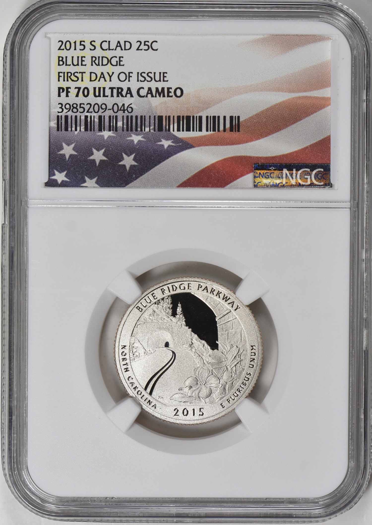 2015-S America the Beautiful Quarters Set First Day of Issue NGC Proof ...
