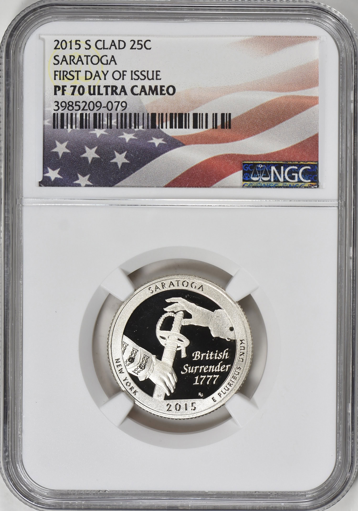 2015-S America the Beautiful Quarters Set First Day of Issue NGC Proof ...