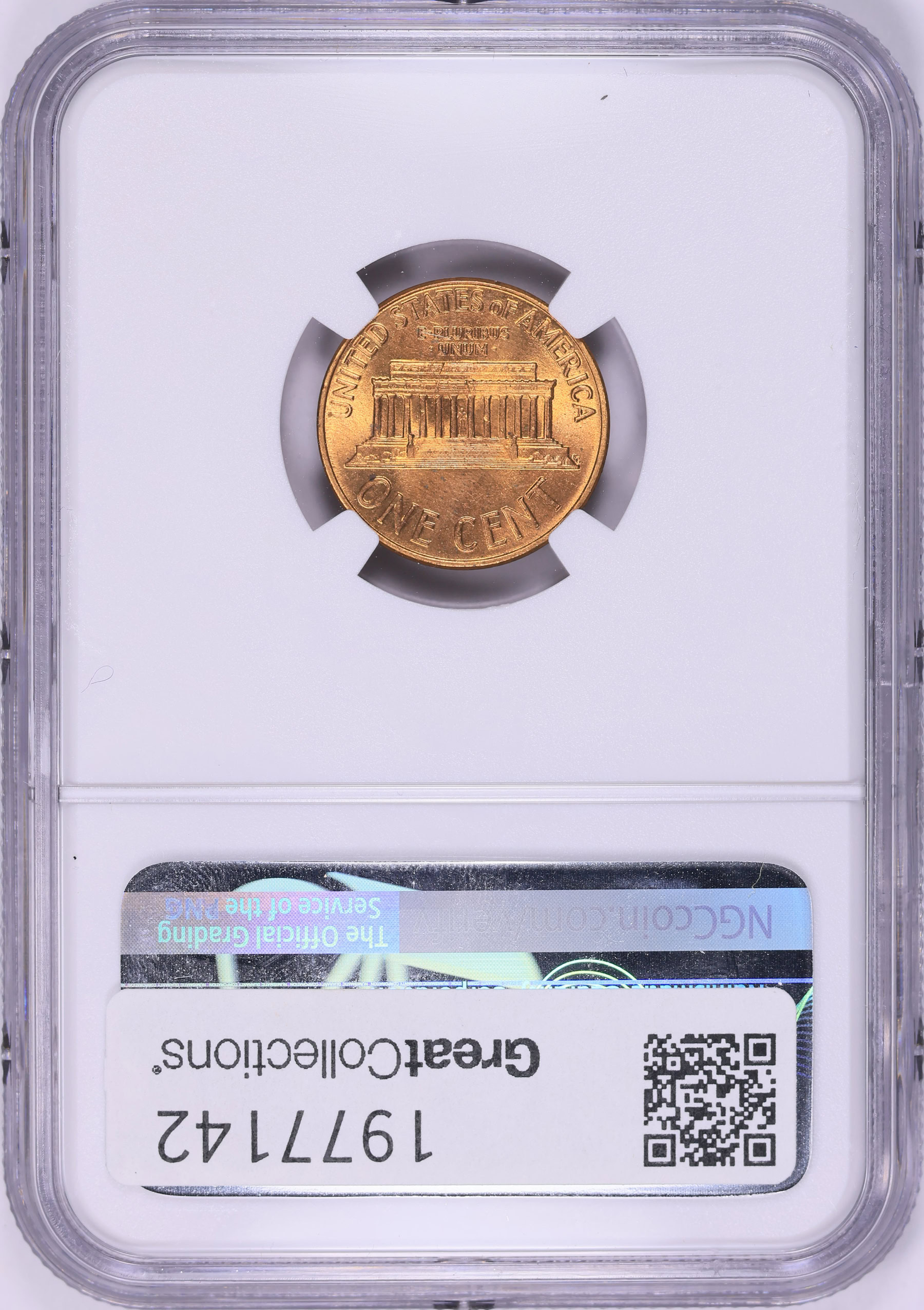 Mint Error 1960-D Lincoln Cent Large Date Obverse Lamination NGC MS-63 ...