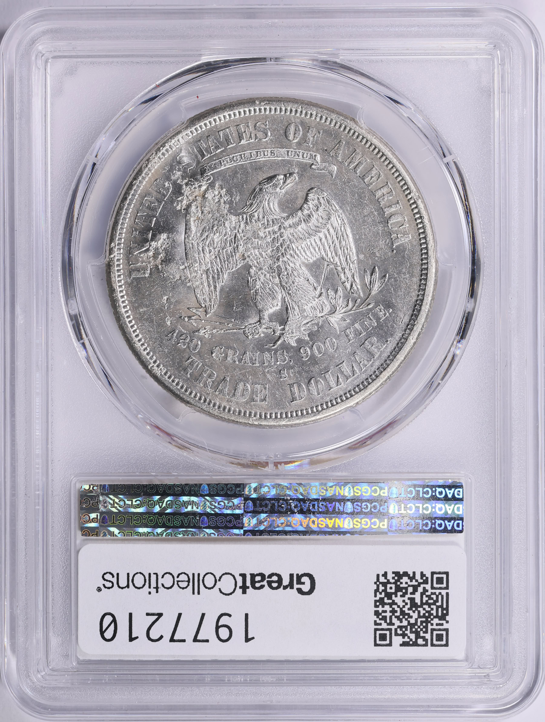 1875-S/CC Trade Silver Dollar Chop Mark PCGS MS-60 (Item 1977210 ...