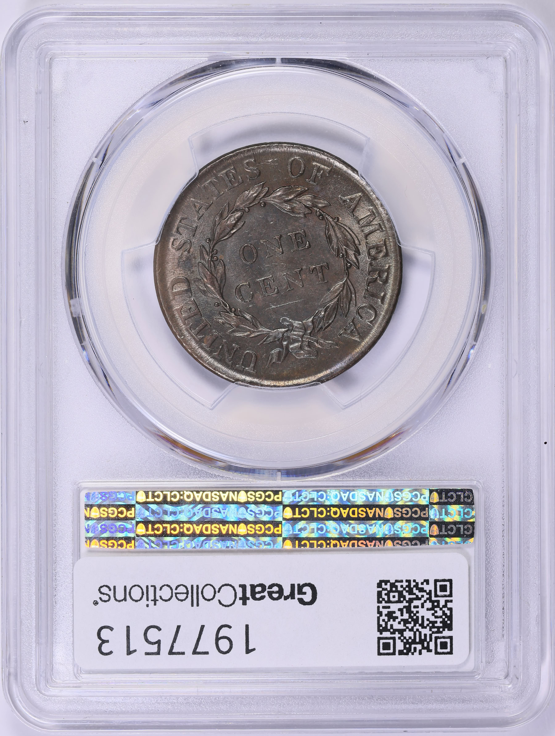 1818 Matron Cent PCGS MS-63 BN (Item 1977513) | GreatCollections Coin ...