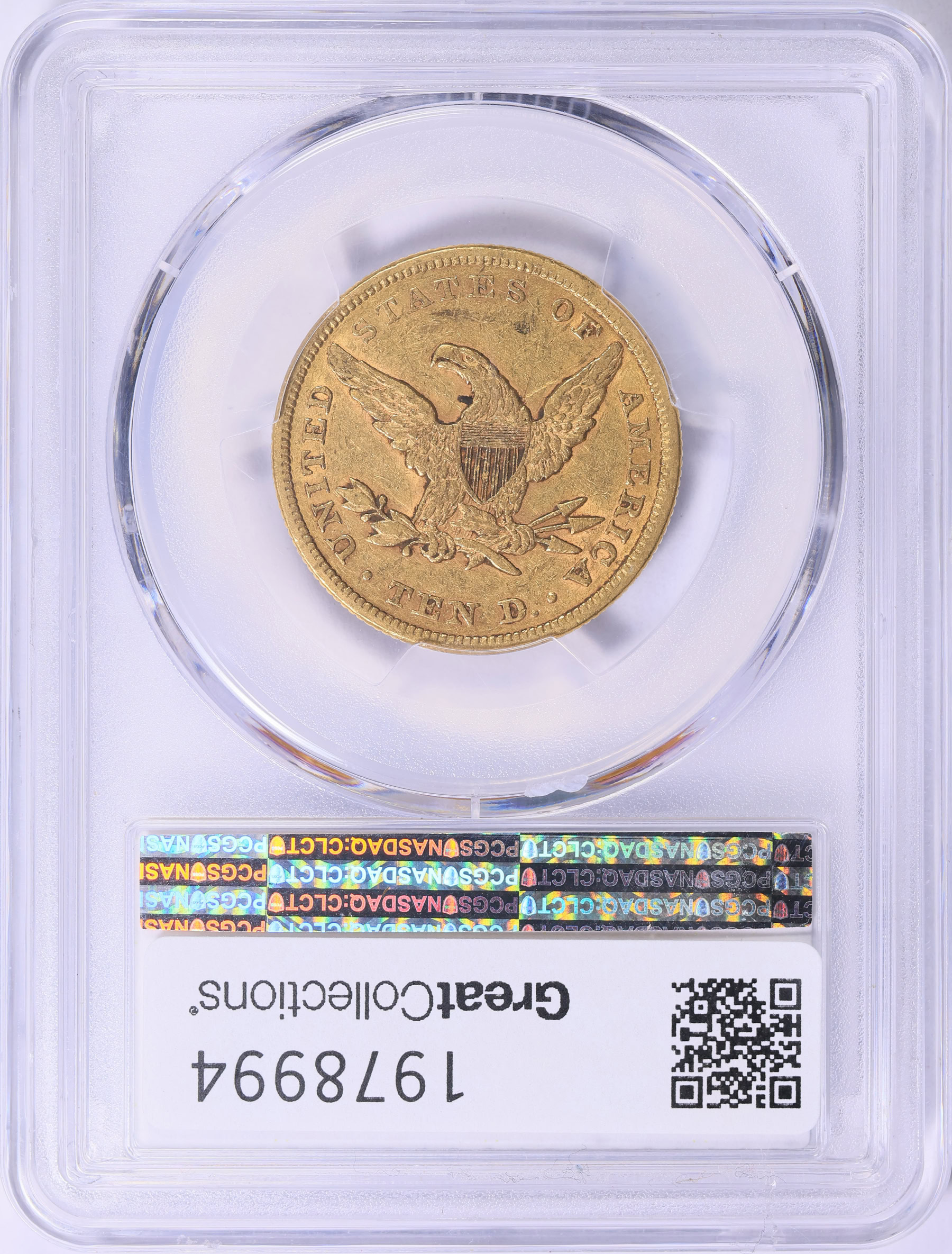 1856 Liberty Gold Eagle PCGS XF-45 (CAC Green) (Item 1978994 ...