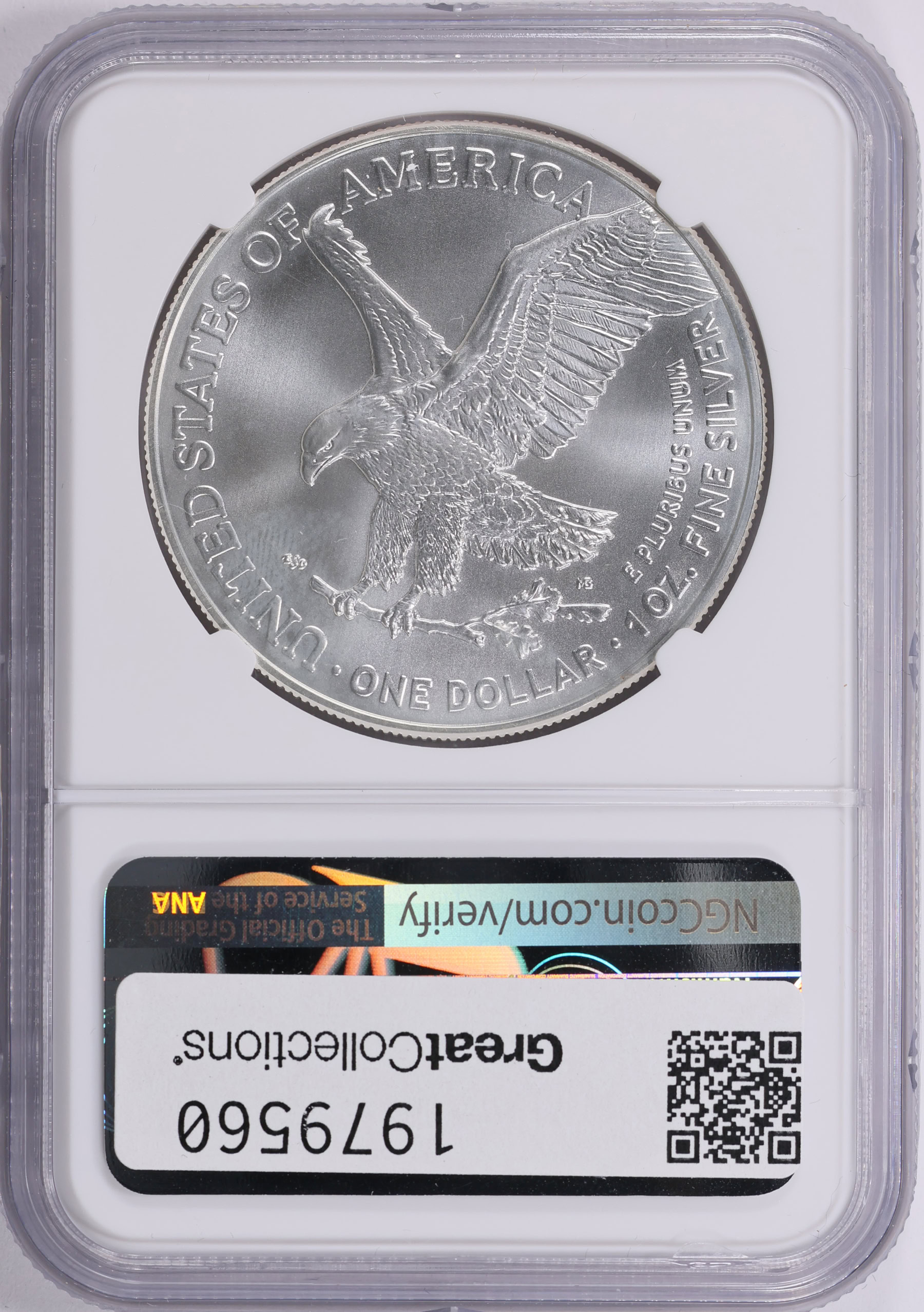 2021 $1 Silver Eagle Type 2 Early Releases NGC MS-70 (Item 1979560 ...