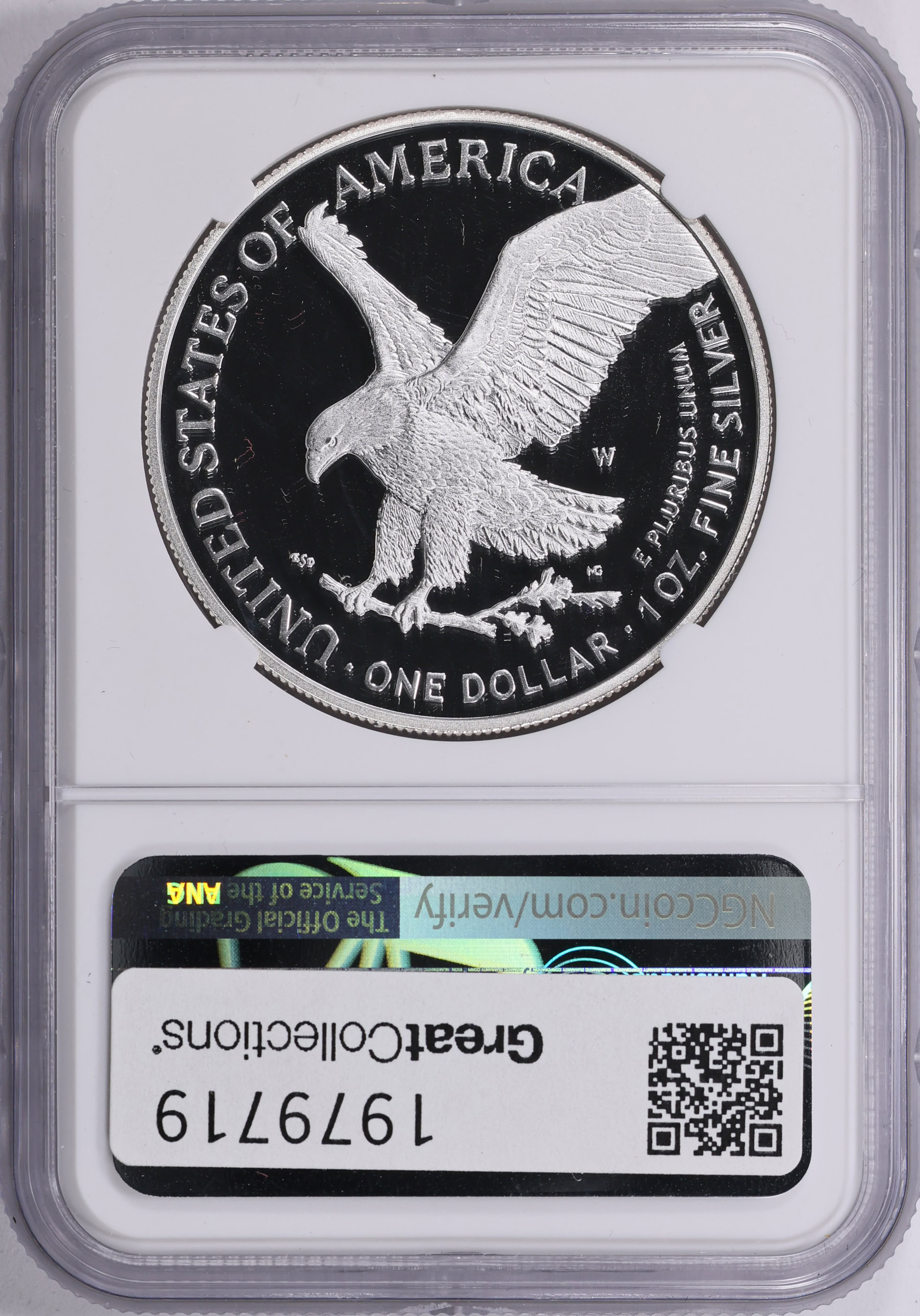 2021-W $1 Silver Eagle Type 2 Advance Releases NGC Proof-70 UC (Premier ...