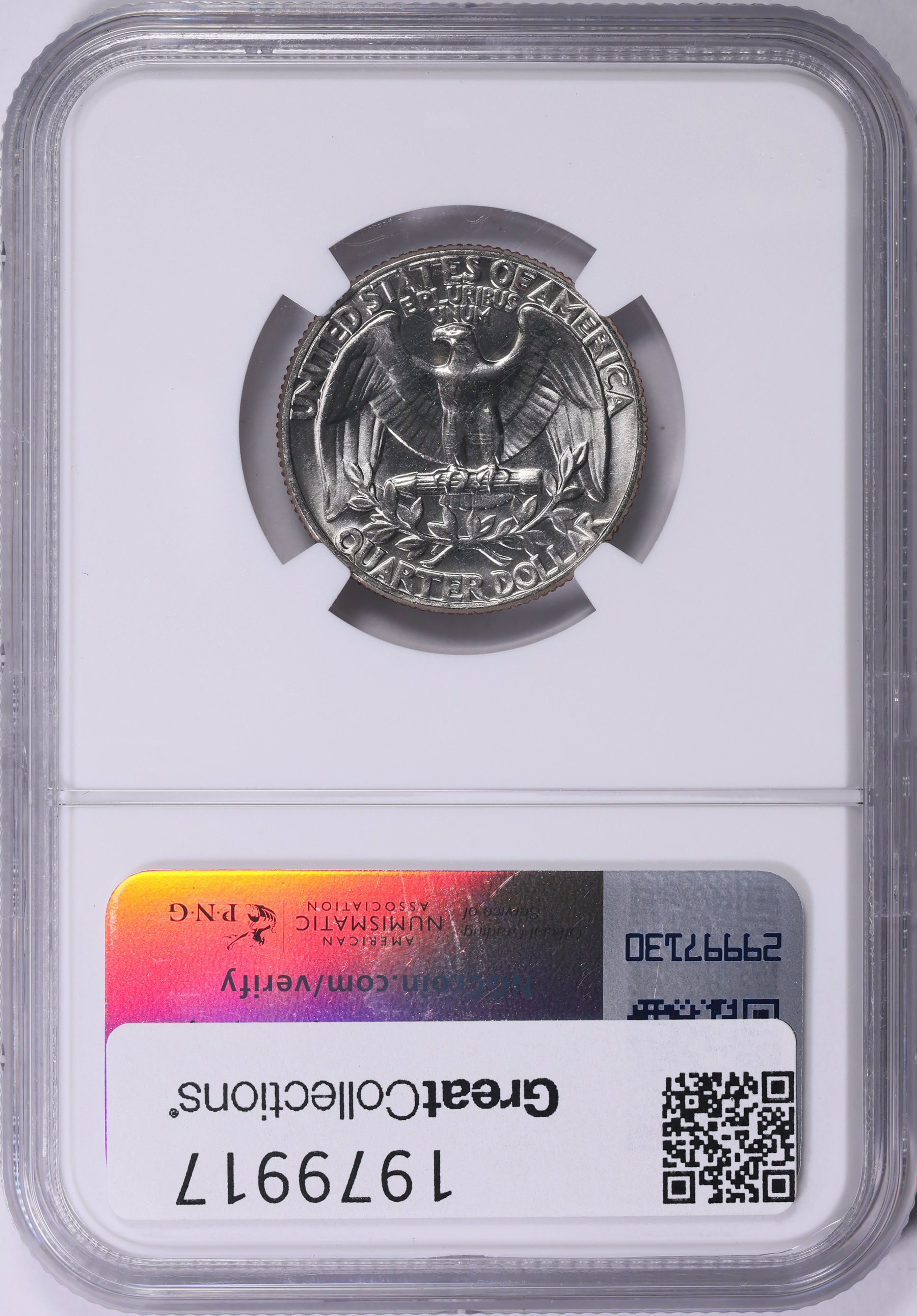 1970-D Washington Quarter Doubled Die Reverse FS-802 NGC MS-66 (Item ...