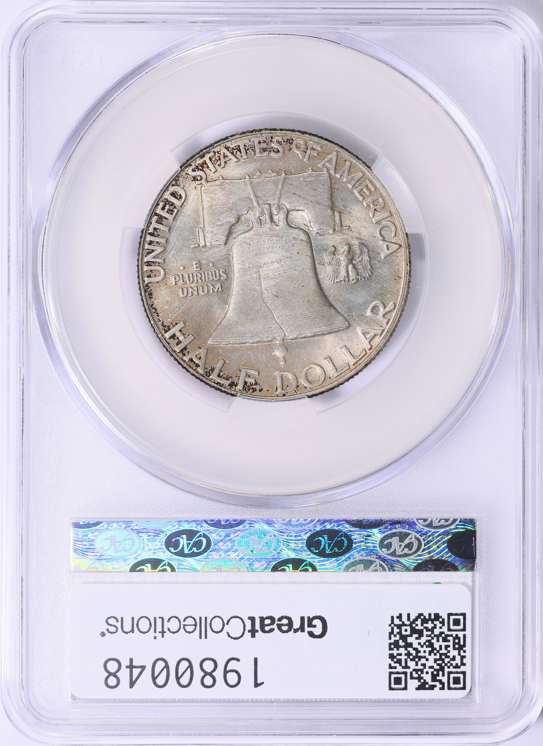 1952 Franklin Half Dollar CACG MS-66 FBL (Toned) (Item 1980048 ...