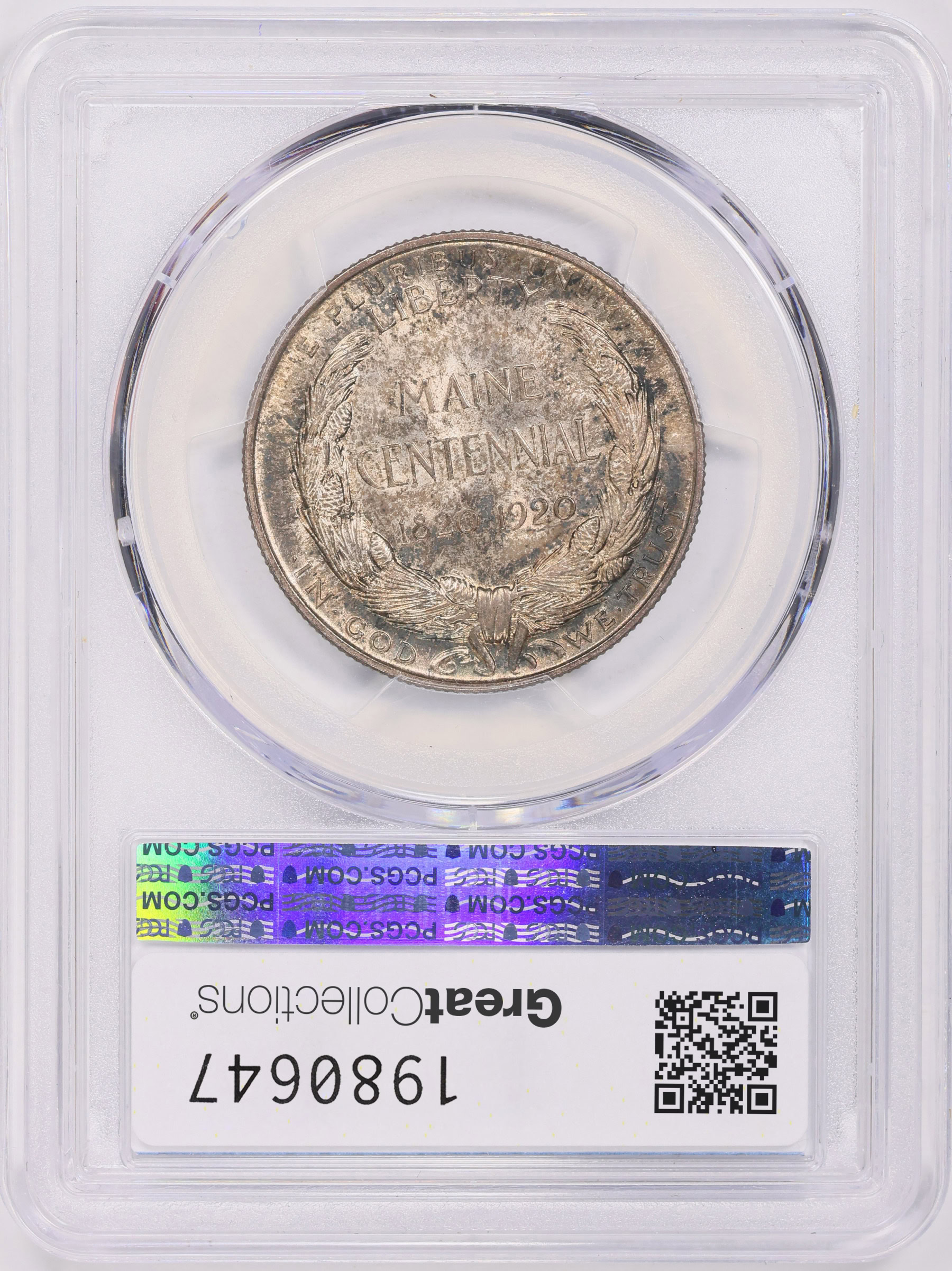 1920 Maine Centennial Half Dollar PCGS MS-65 (Toned) (Item 1980647 ...