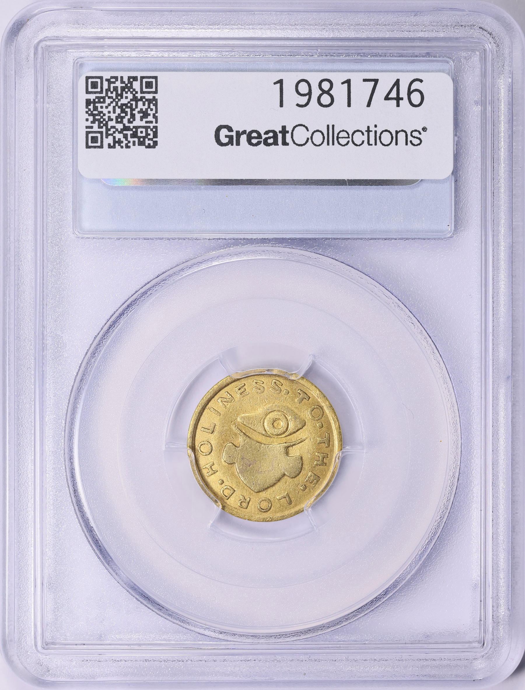 1849 Mormon Gold (Utah) $2.50 Mormon PCGS AU-55 (CAC Green) (Item ...