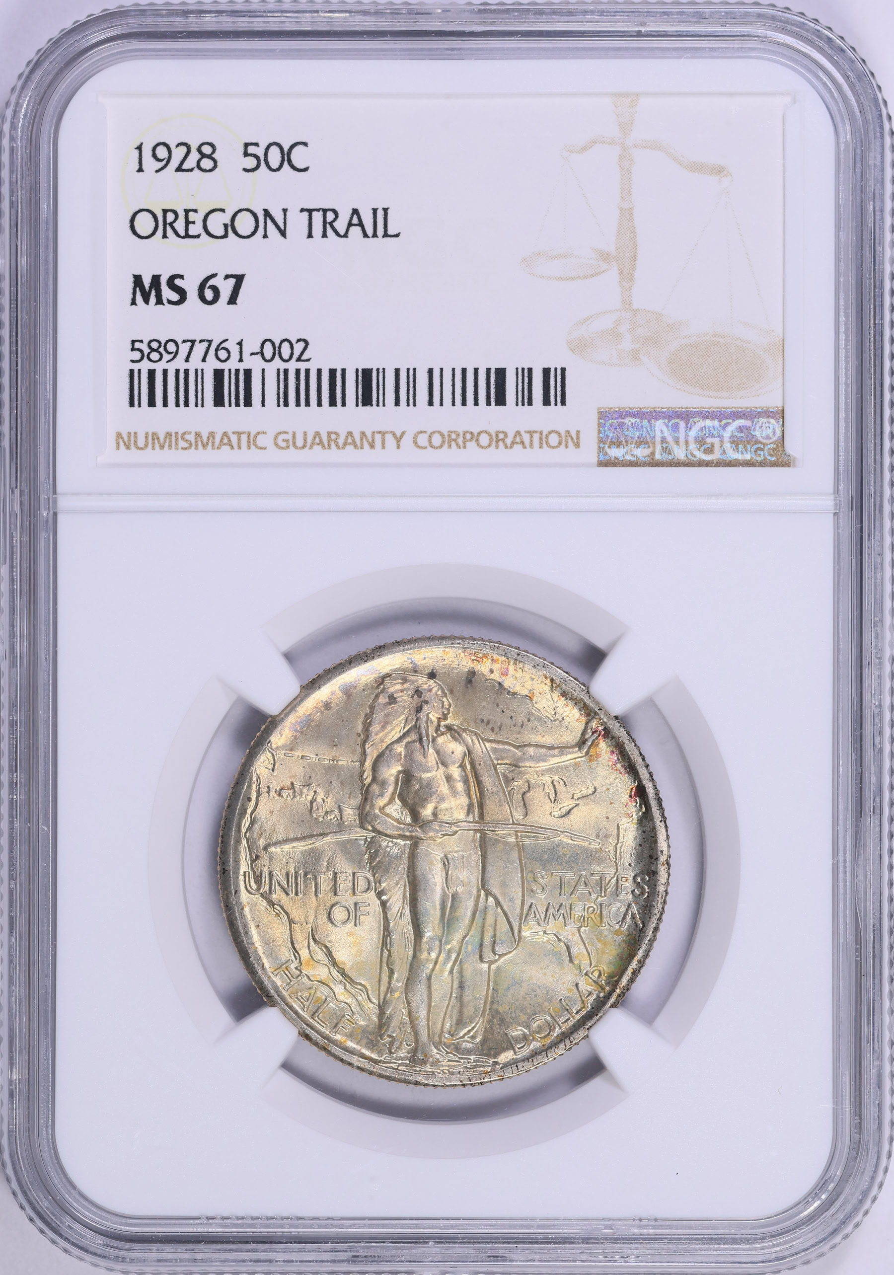 1928 Oregon Trail Memorial Half Dollar NGC MS-67 (Item 1981766 ...