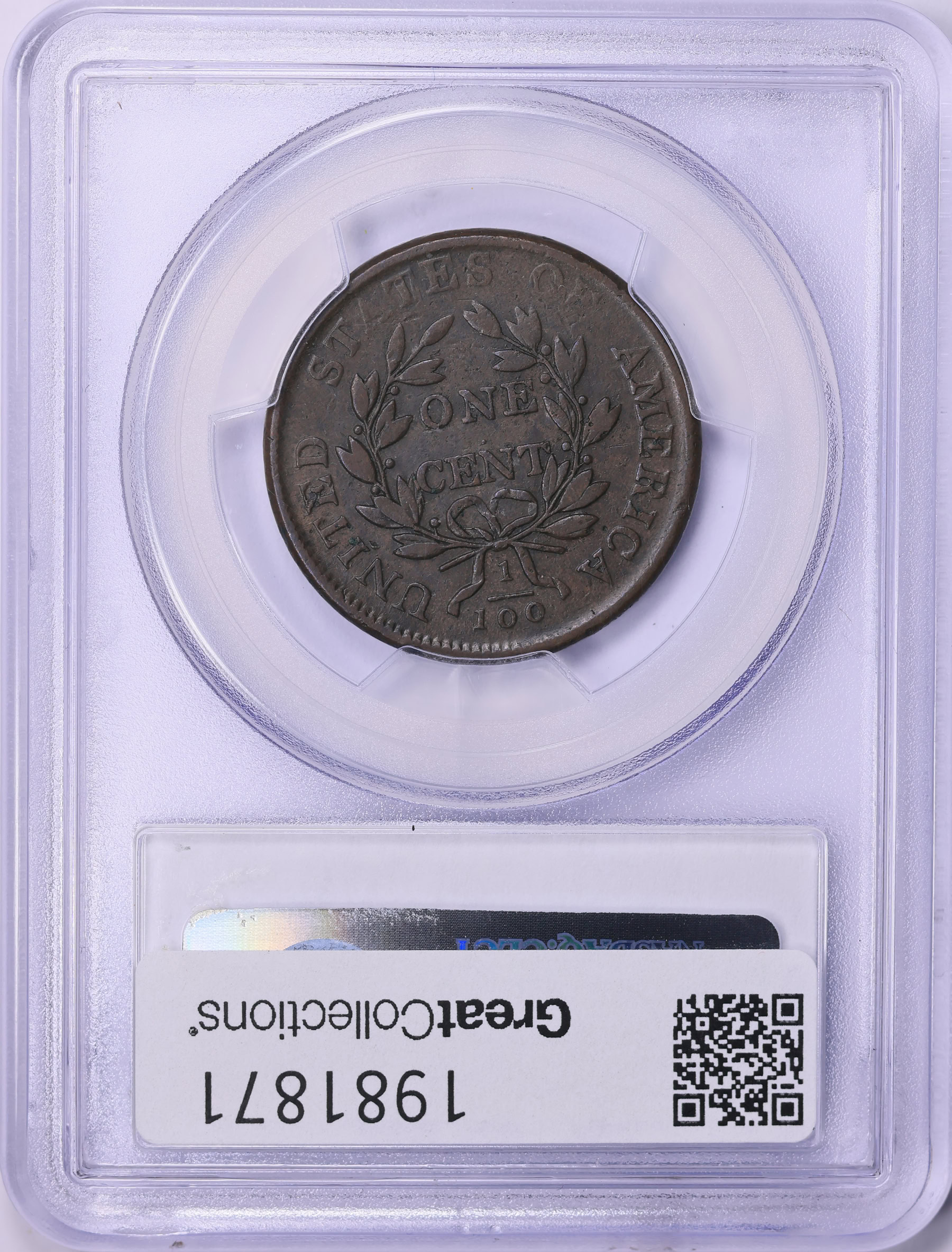1805 Draped Bust Cent PCGS VF-35 BN (Item 1981871) | GreatCollections ...