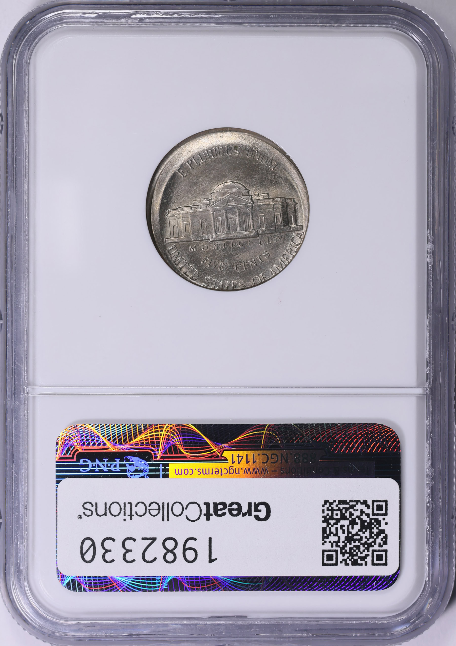 Mint Error 1983-P Jefferson Nickel Struck 5% Off Center NGC MS-66 5FS ...