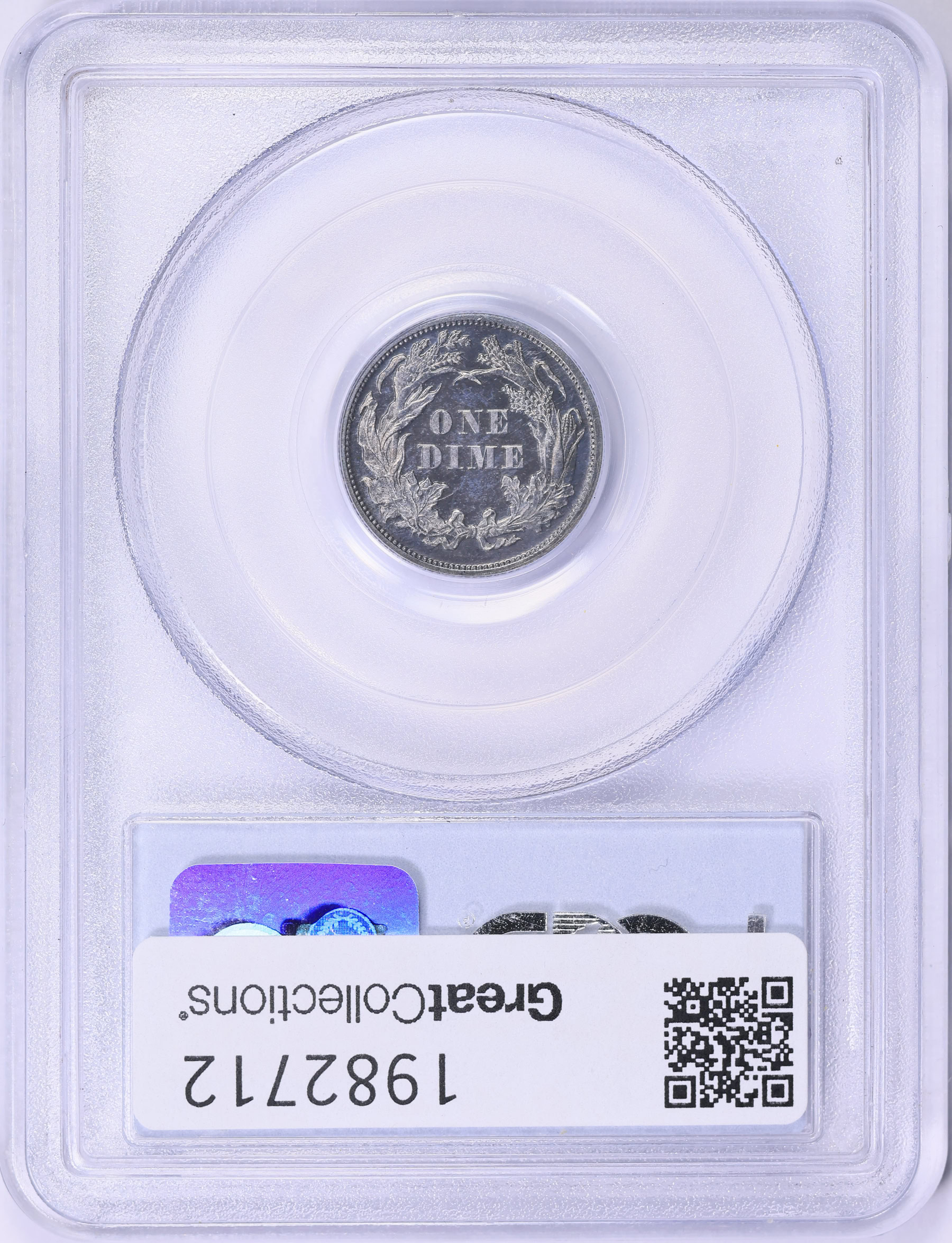 1869 Seated Liberty Dime PCGS Proof-63 (Toned) (Item 1982712 ...