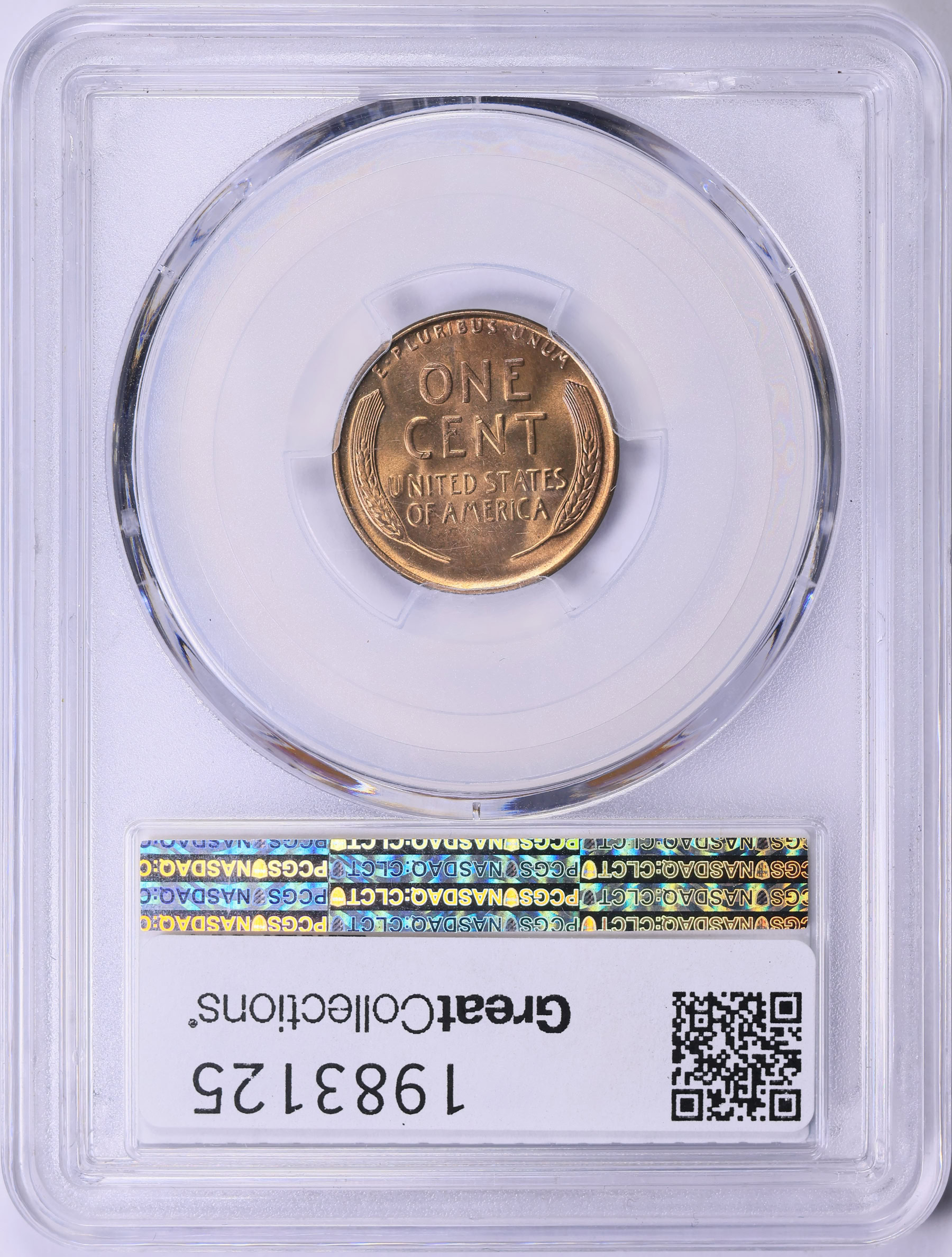 1935-S Lincoln Cent PCGS MS-66 RD (Item 1983125) | GreatCollections ...