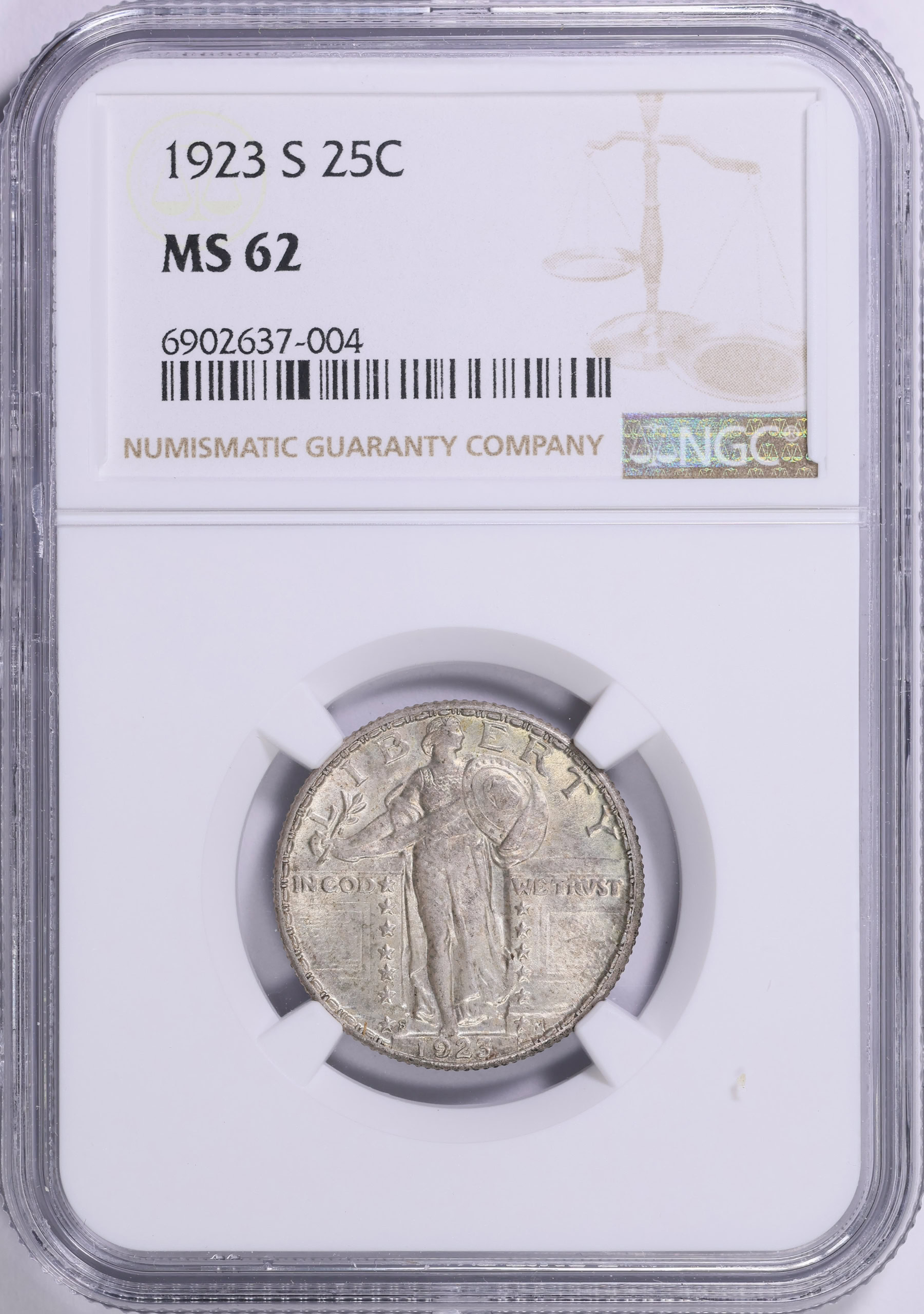 1923-S Standing Liberty Quarter NGC MS-62 (Item 1983130 ...
