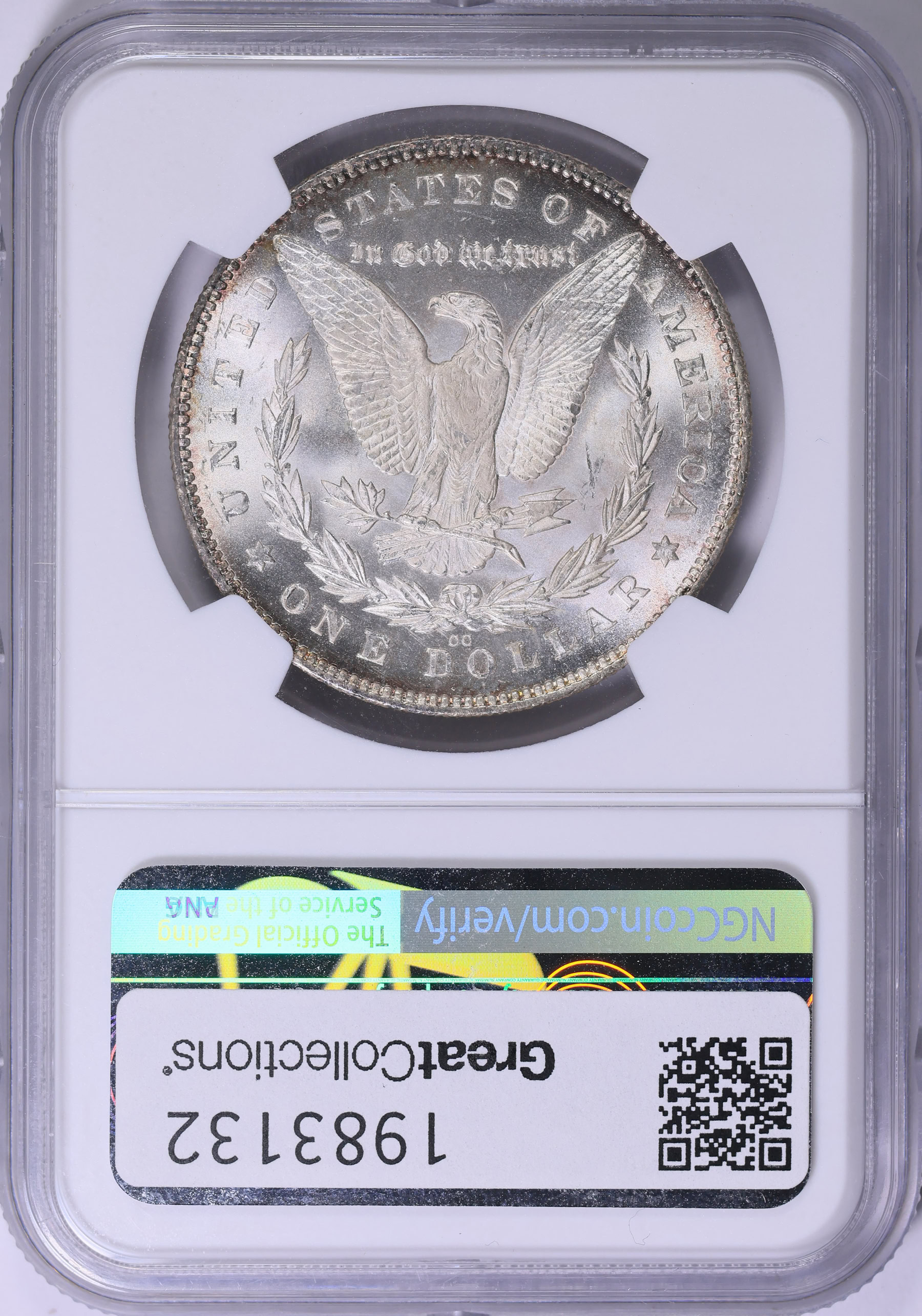 1880/79-CC Morgan Silver Dollar Reverse of 1878 *Top 100* NGC MS-63 ...