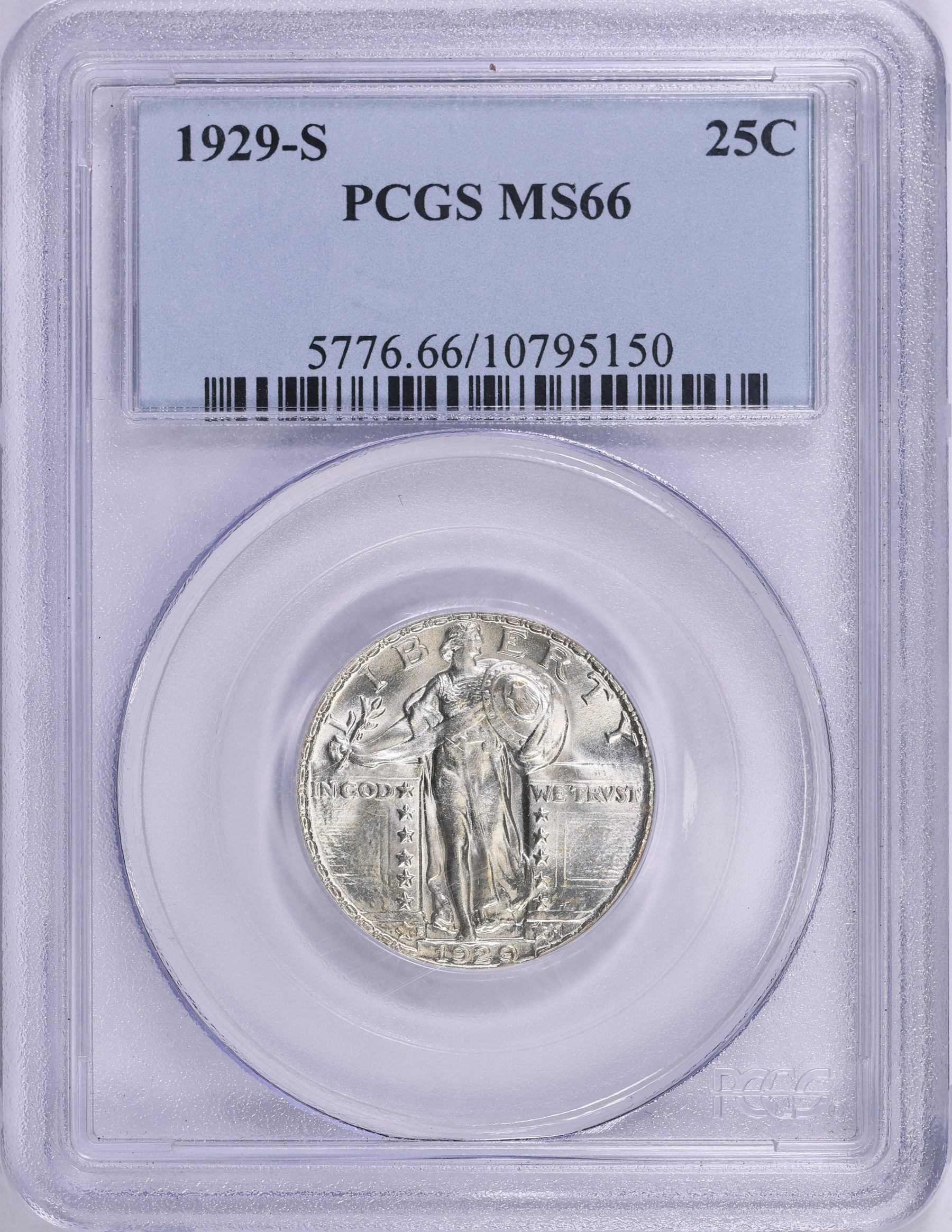 1929-S Standing Liberty Quarter PCGS MS-66 (Item 1983138 ...