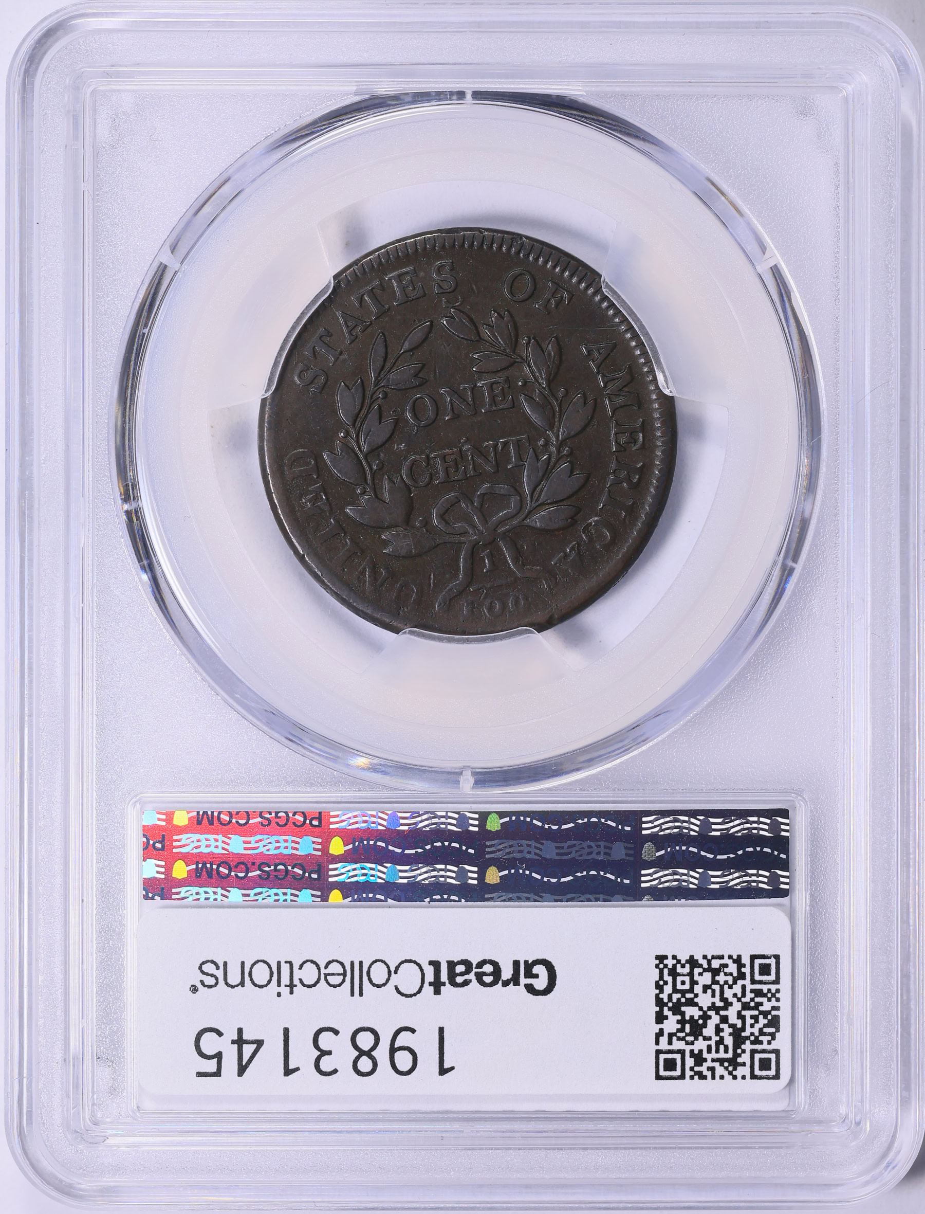 1802 Draped Bust Cent No Stems Sheldon 241 PCGS VF-30 BN (Item 1983145 ...