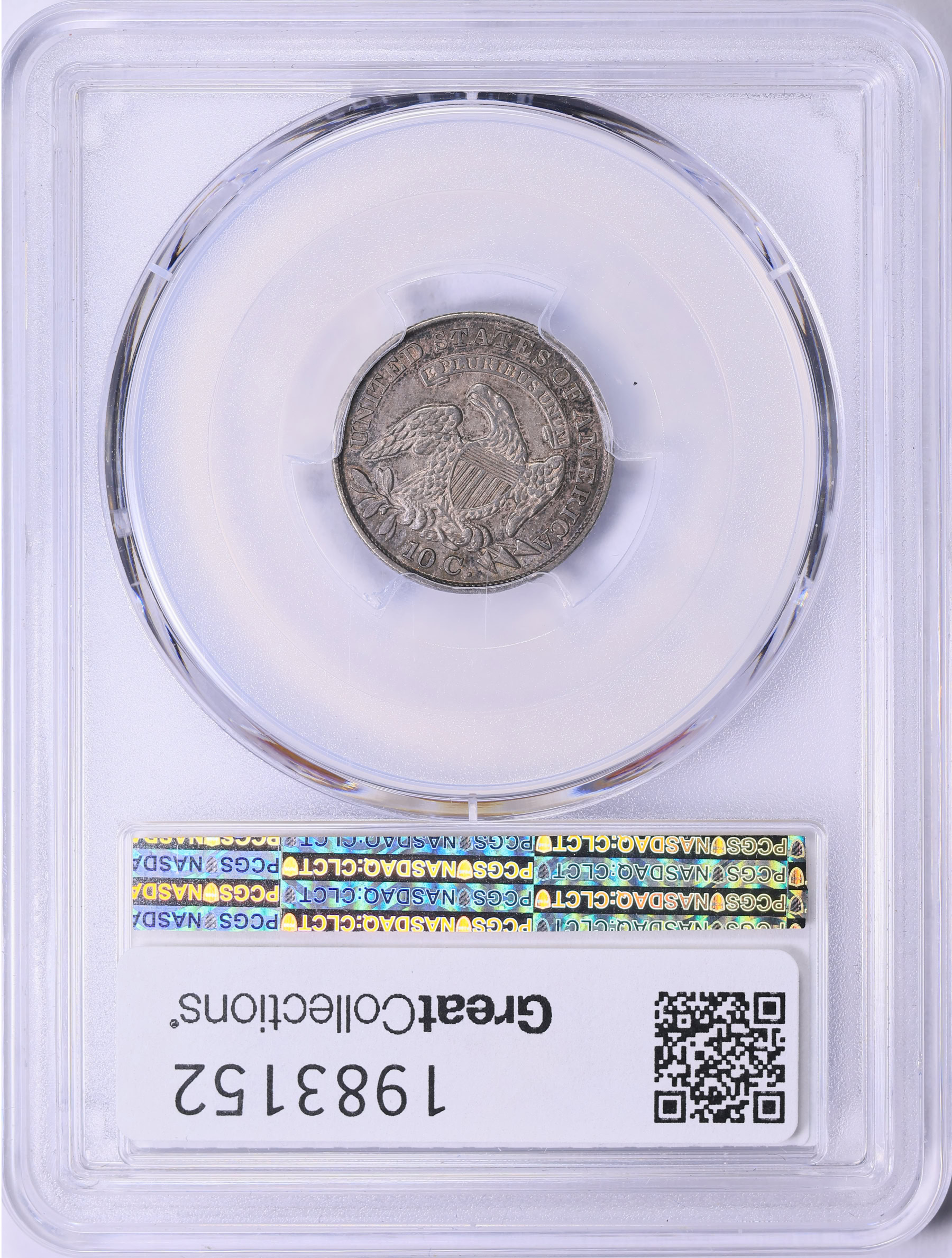 1831 Capped Bust Dime PCGS AU-53 (Item 1983152) | GreatCollections Coin ...