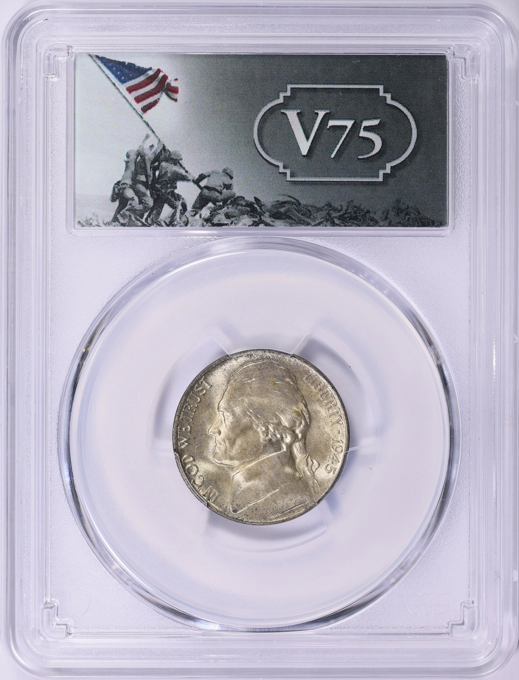 1945-D Jefferson Nickel PCGS MS-67 FS (V75 Label) (Item 1983251 ...