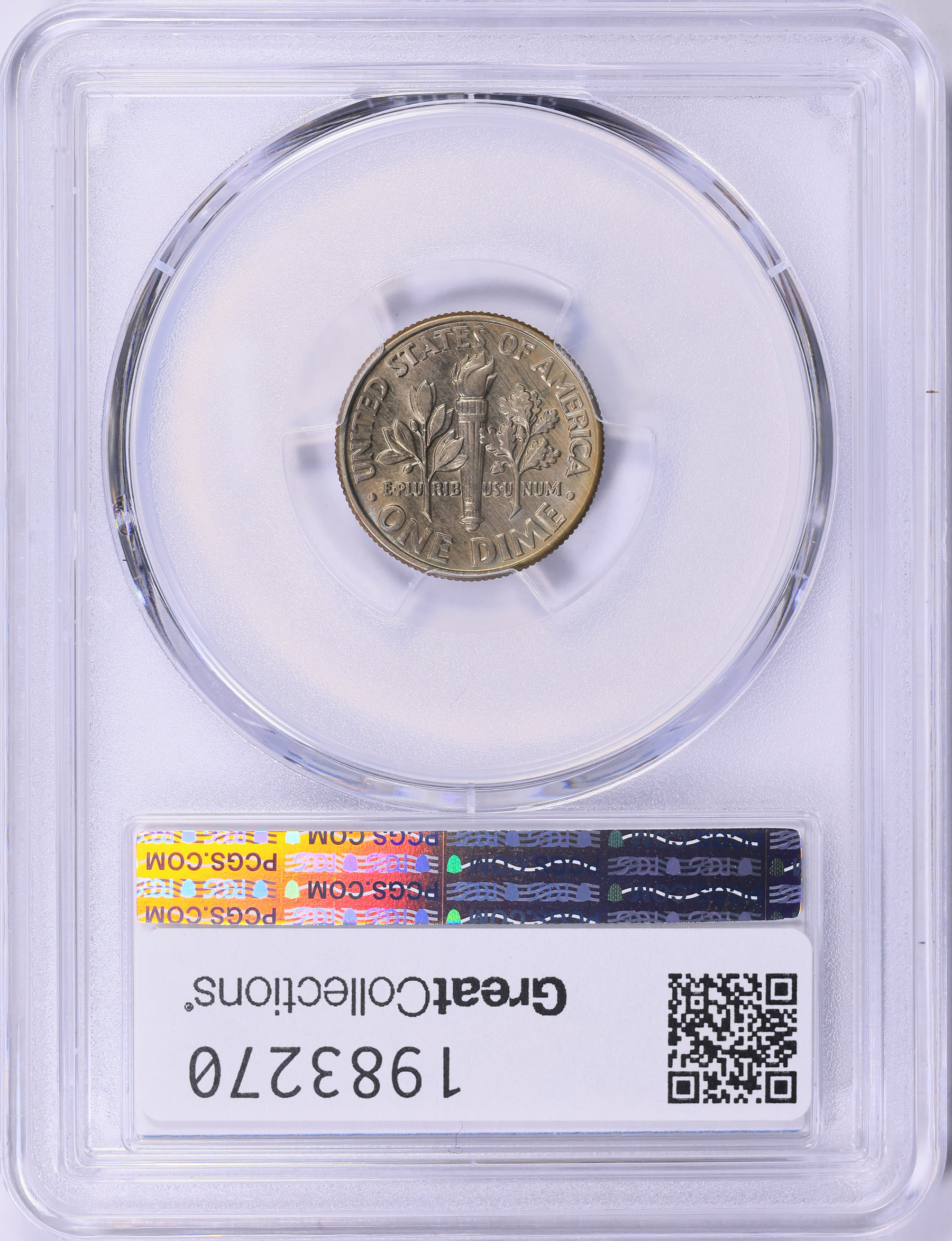 1986-D Roosevelt Dime PCGS MS-67+ (Toned) (Item 1983270 ...