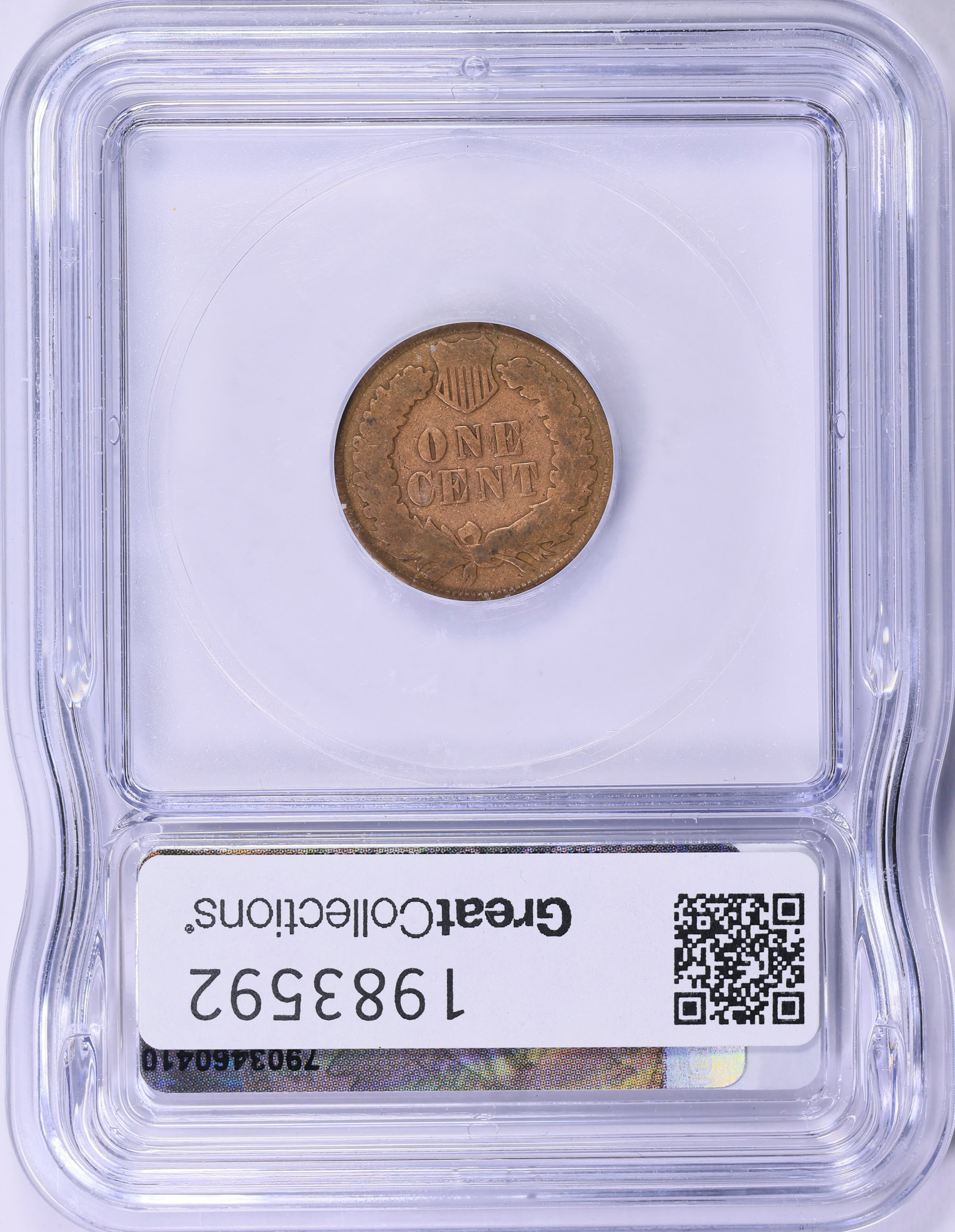 1899 Indian Cent ICG Genuine (Item 1983592) | GreatCollections Coin ...