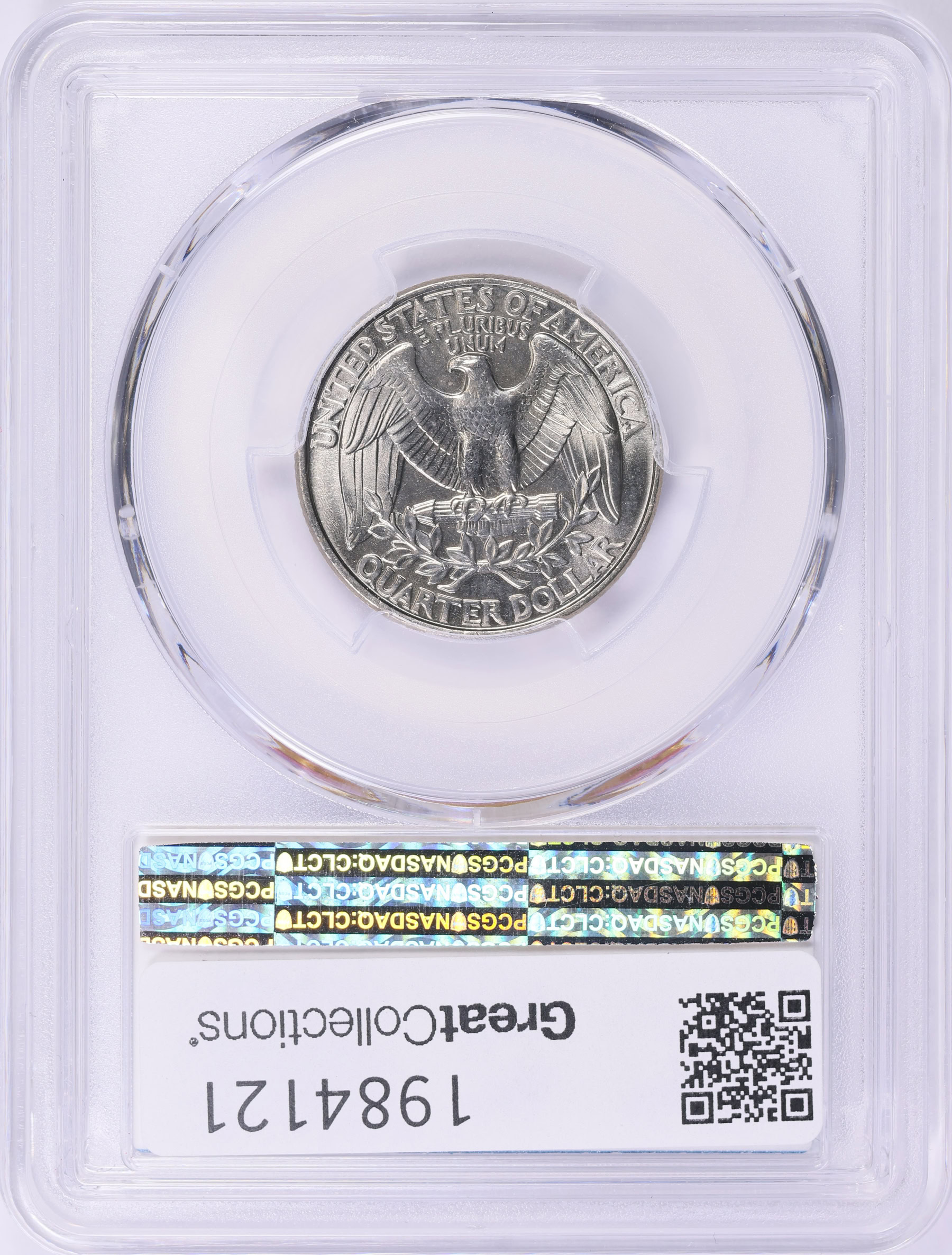 1993-D Washington Quarter PCGS MS-66 (Item 1984121) | GreatCollections ...