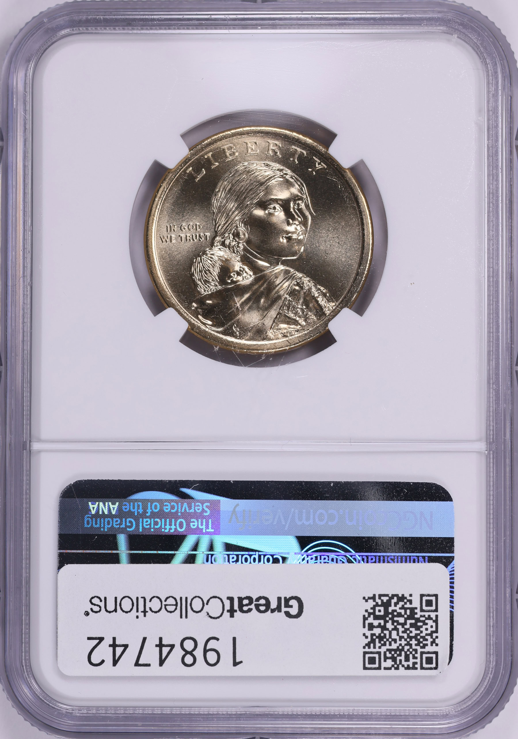 2016-D Sacagawea Dollar Wartime Code Talkers (From the Annual Dollar ...