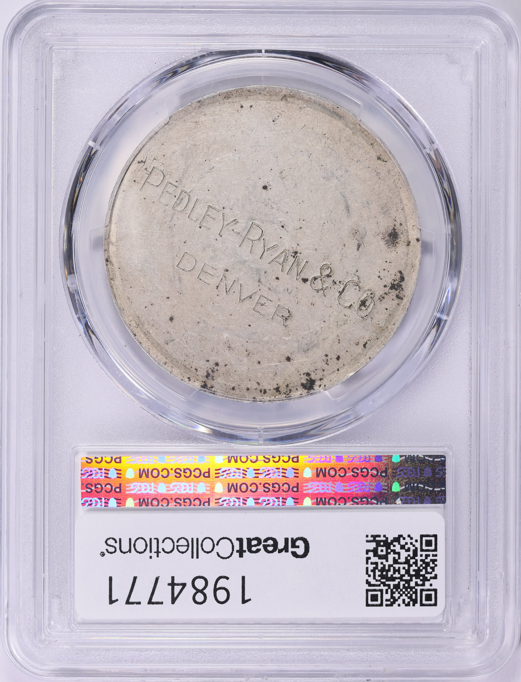1933 Pedley-Ryan Dollar Type IV So-Called Dollar HK-825 PCGS MS-61 ...