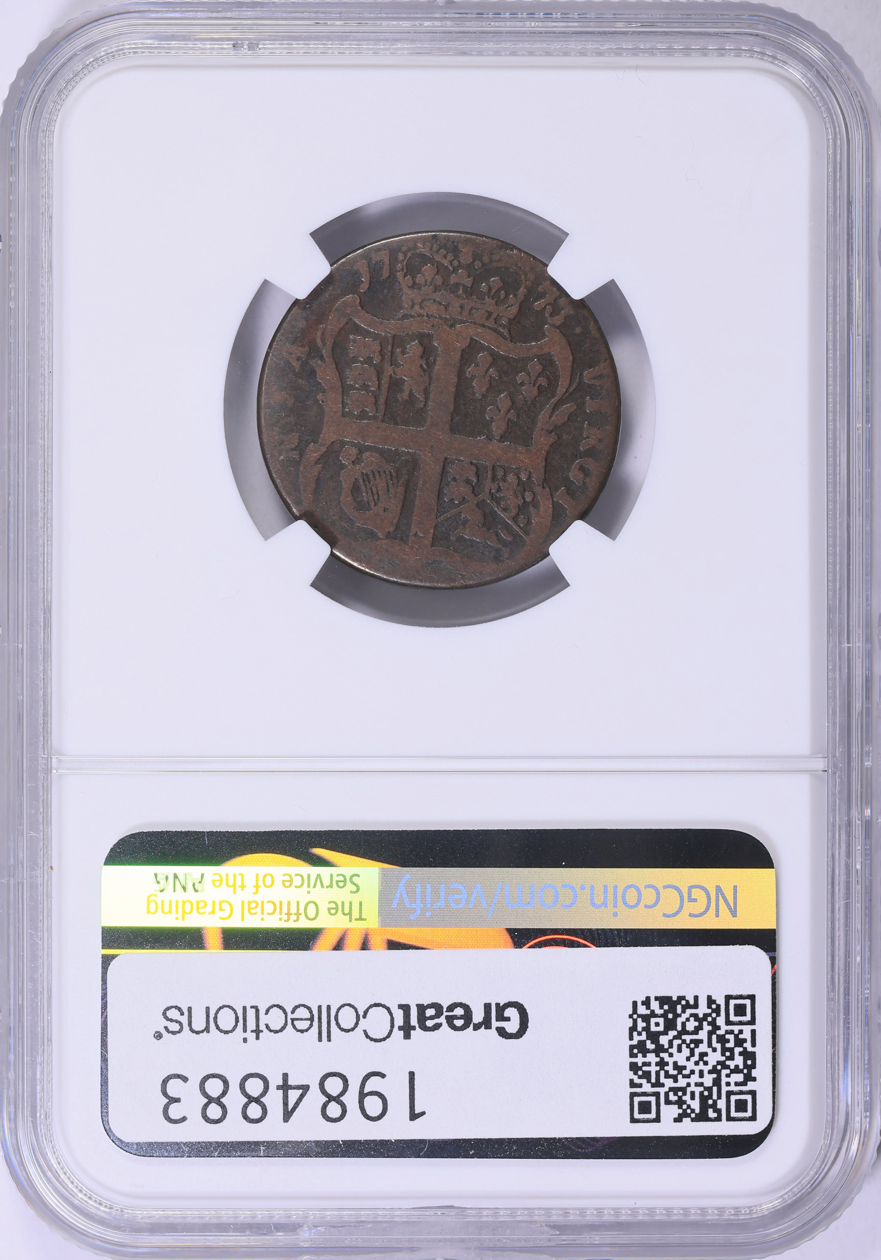 1773 Virginia Halfpenny Period NGC Good Details (Item 1984883 ...