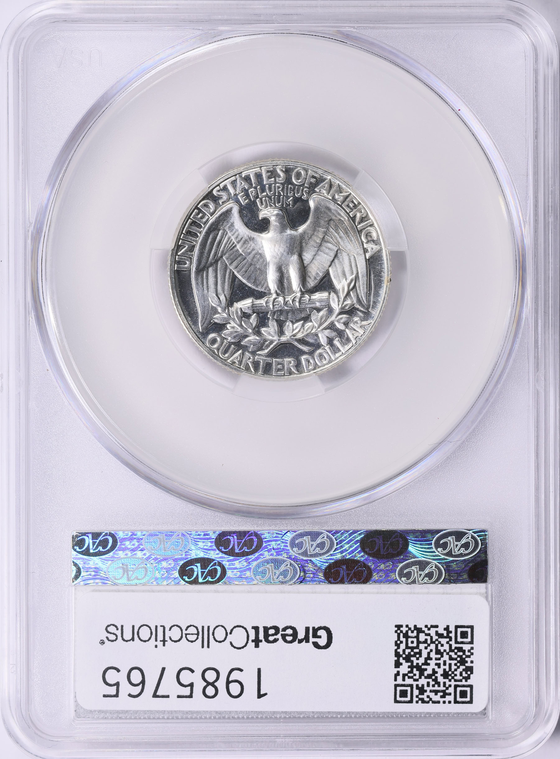 1960 Washington Quarter CACG Proof-65 CAMEO (Item 1985765 ...
