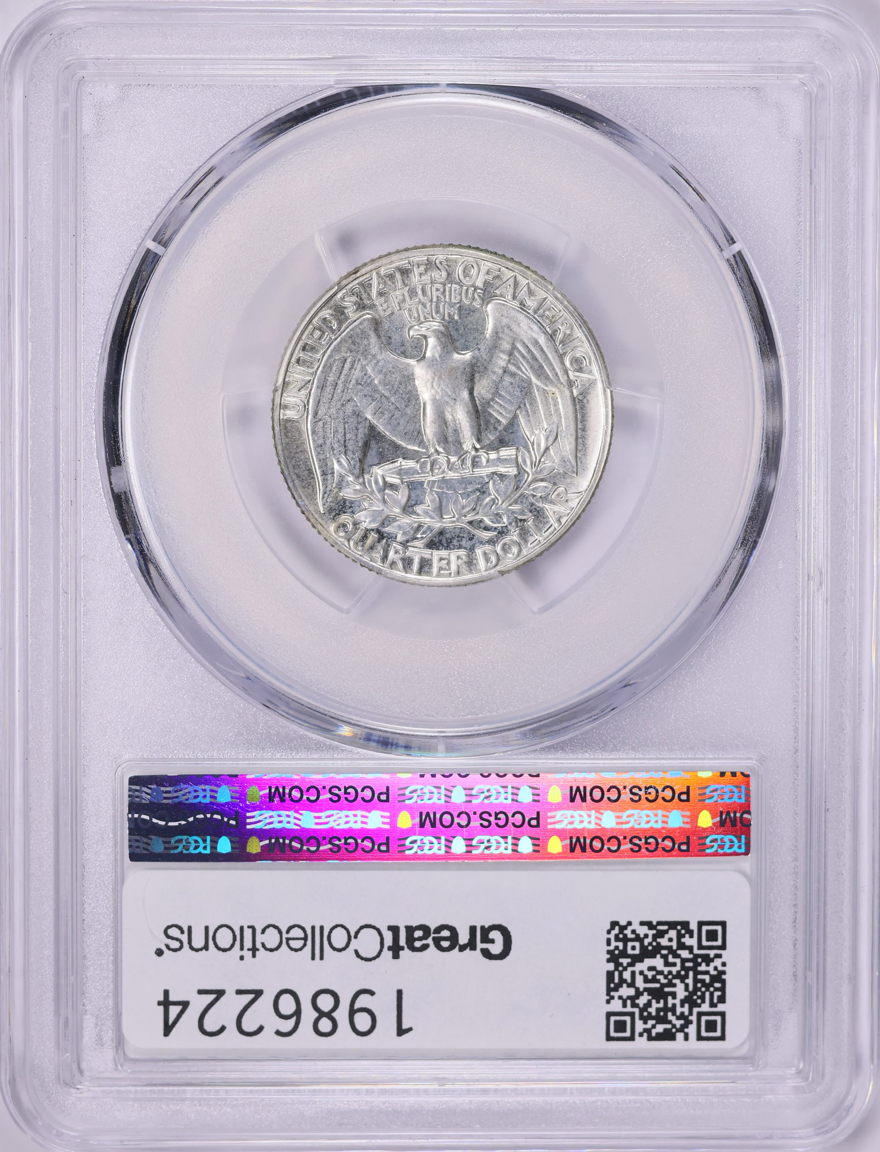 1956 Washington Quarter PCGS Proof-66 (Item 1986224) | GreatCollections ...