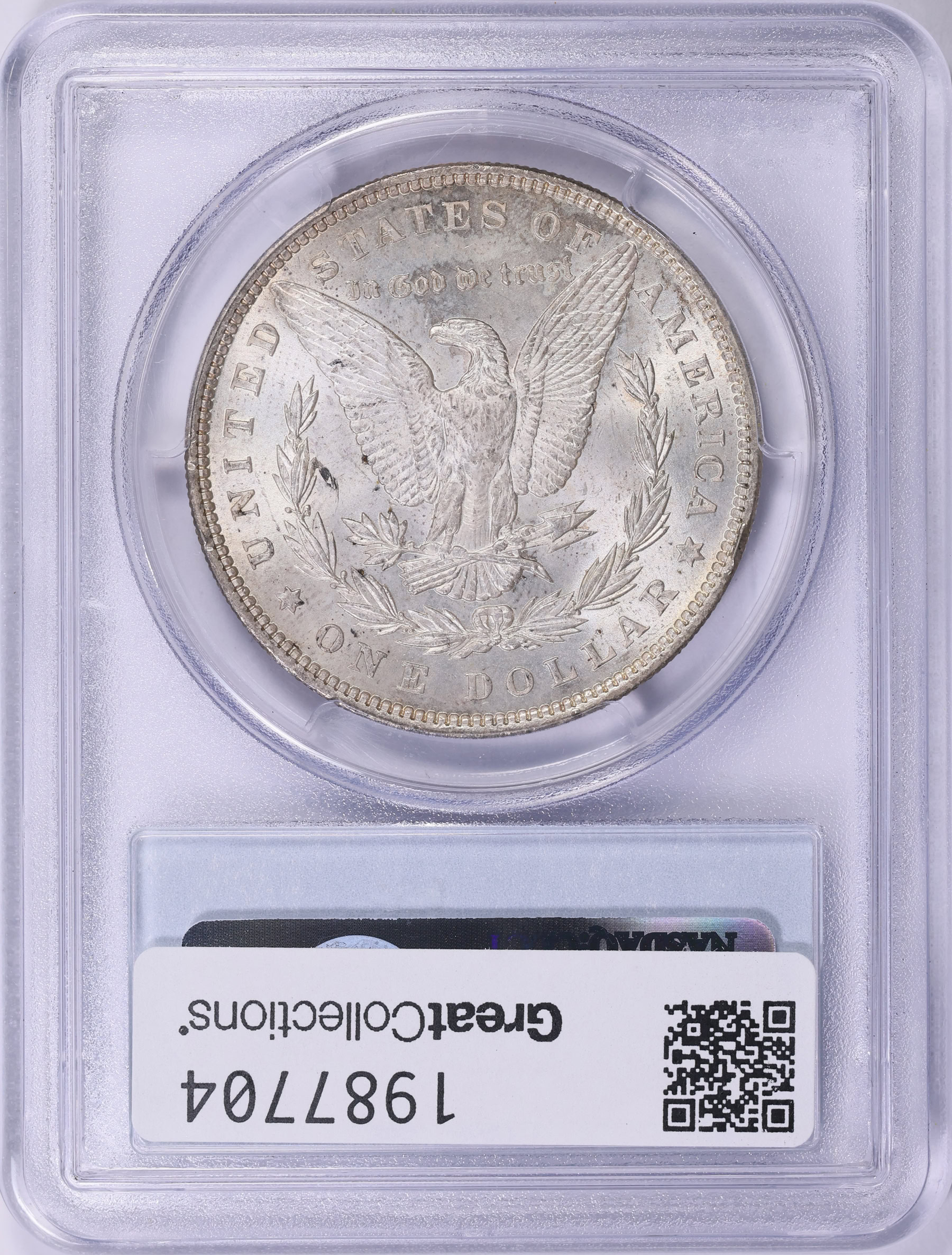 1896 Morgan Silver Dollar Doubled Stars VAM-4 *Top 100* PCGS MS-63 (Item 1987704 ...